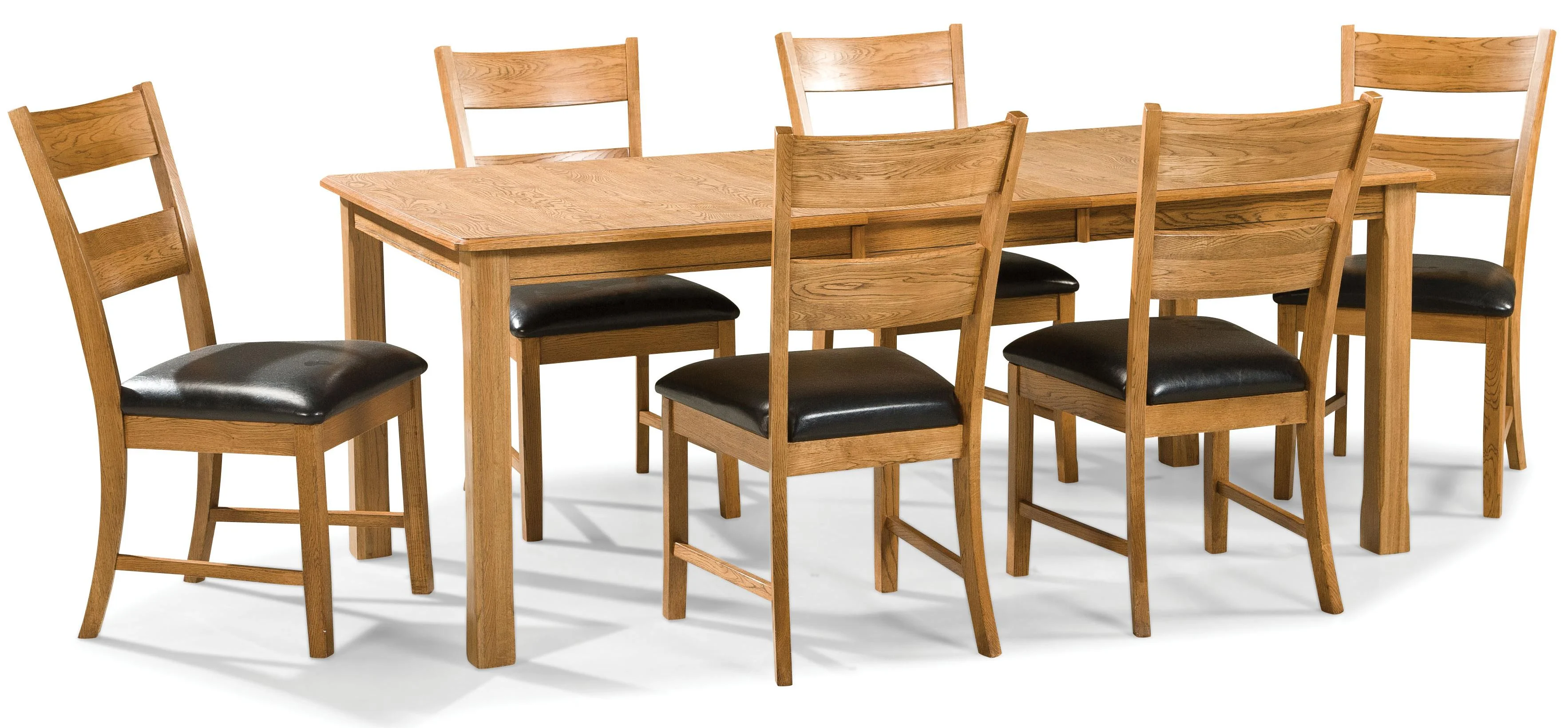 Intercon Family Dining FD-TA-L3678-CNT-C+6xCH-169C 7 Piece Dining Set ...
