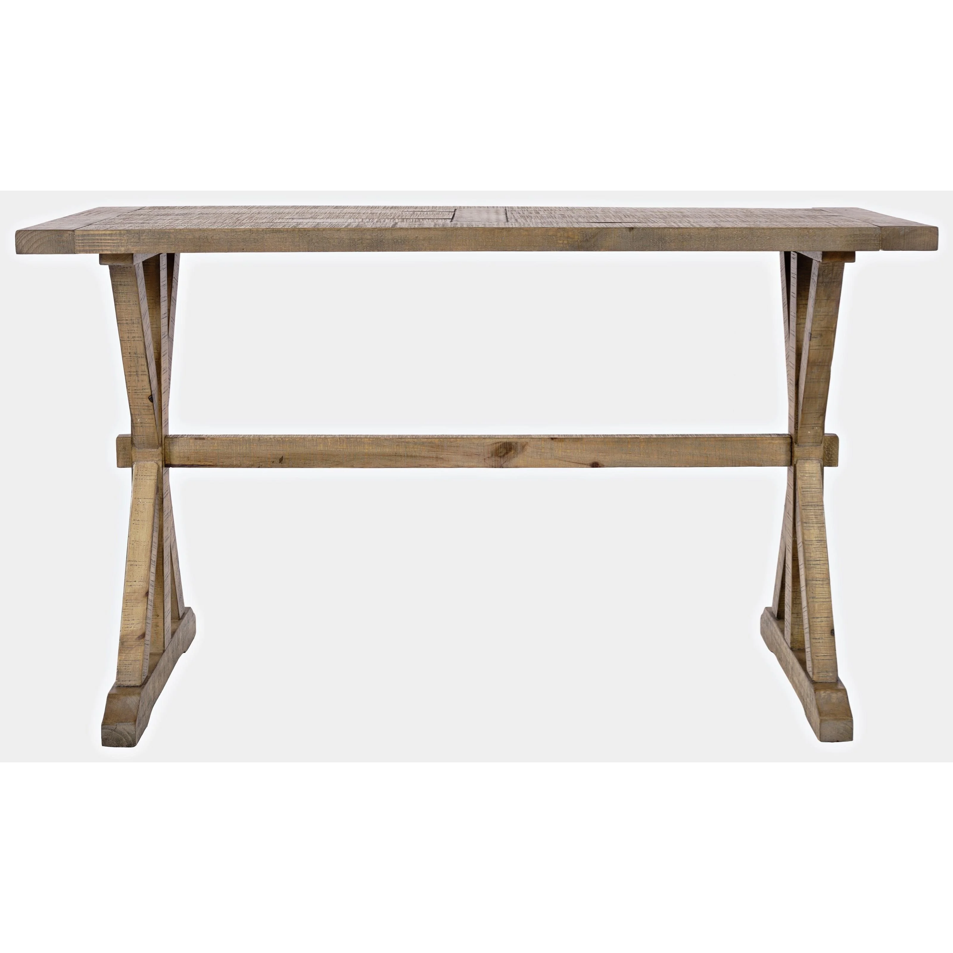 Jofran Carlyle Crossing 337.19204-SO Farmhouse Trestle Sofa Table ...