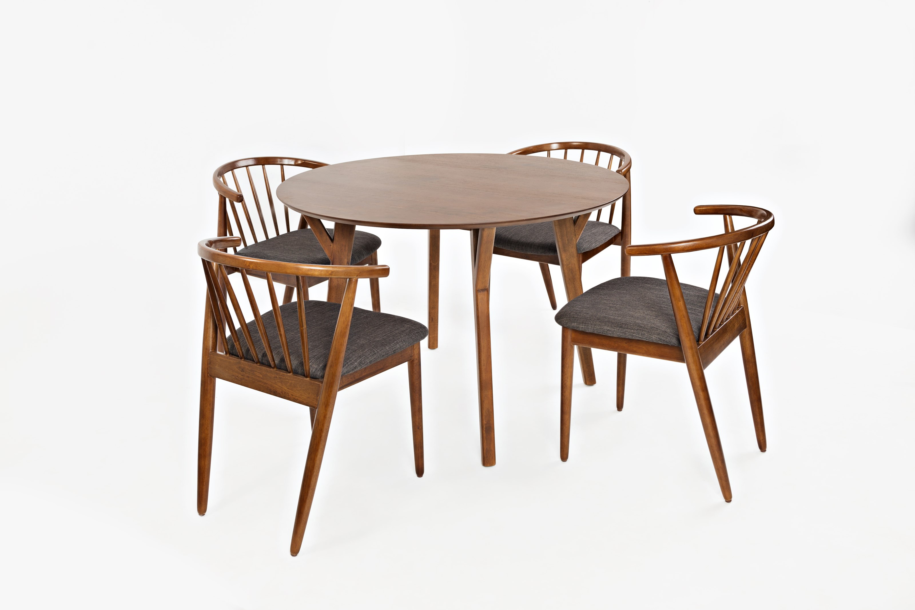 Jofran Copenhagen COP440002 Round Dining Table and Chair Set ...