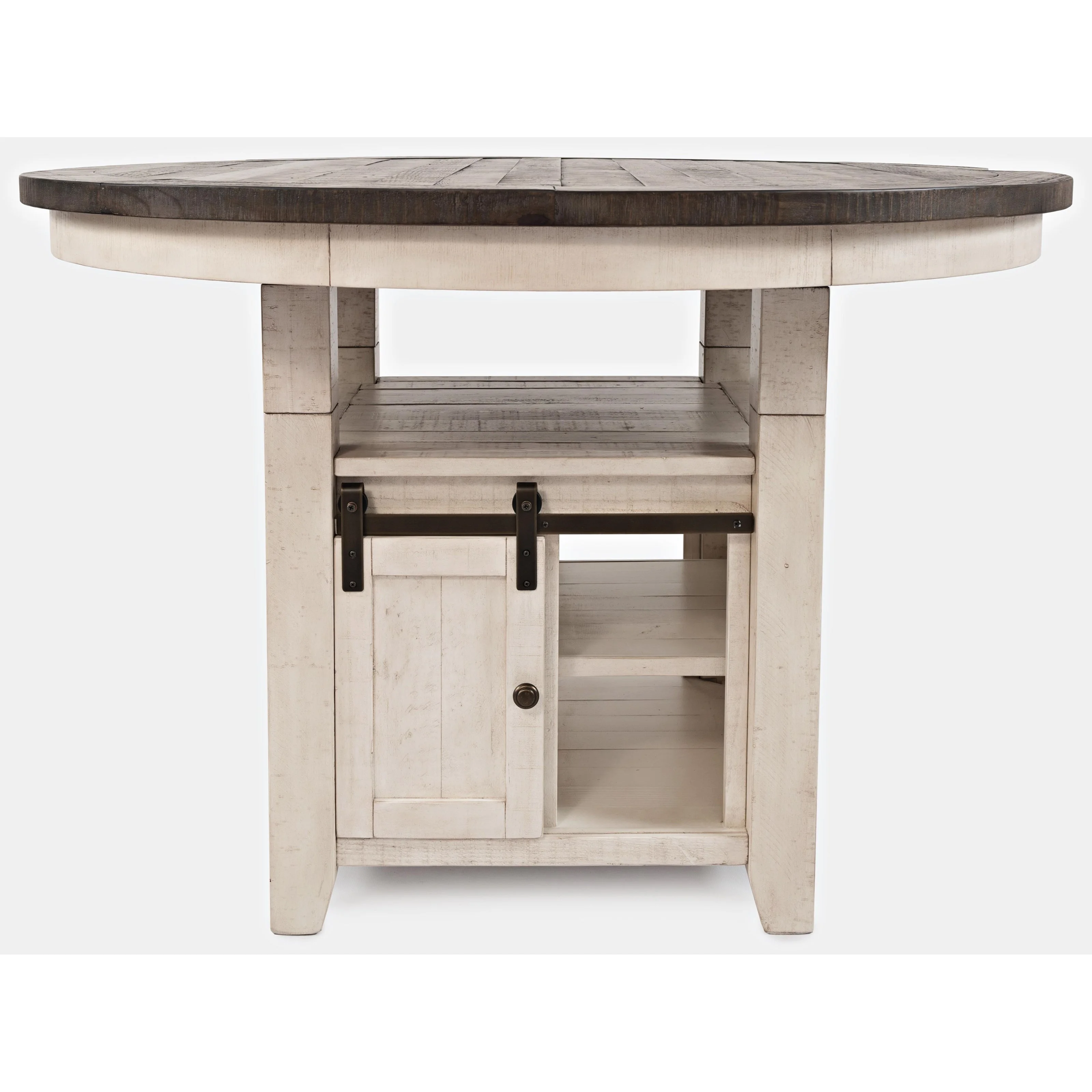 Jofran Madison County 1706-54 High/Low Round Dining Table | Lindy's ...