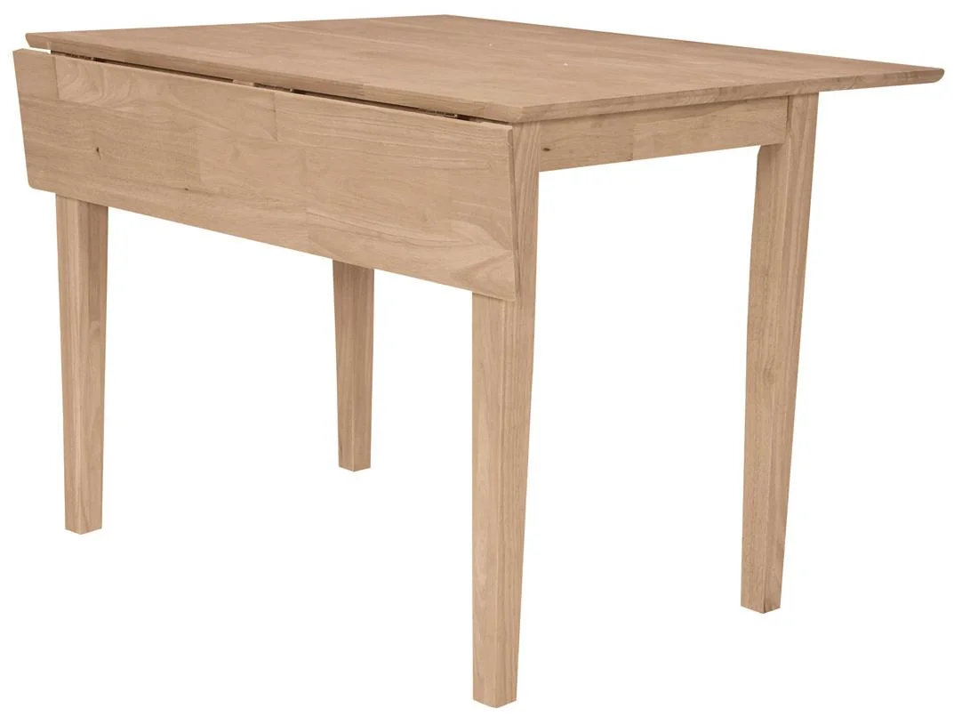 John Thomas SELECT Dining Room T-40DS Casual Square Drop-Leaf Shaker ...