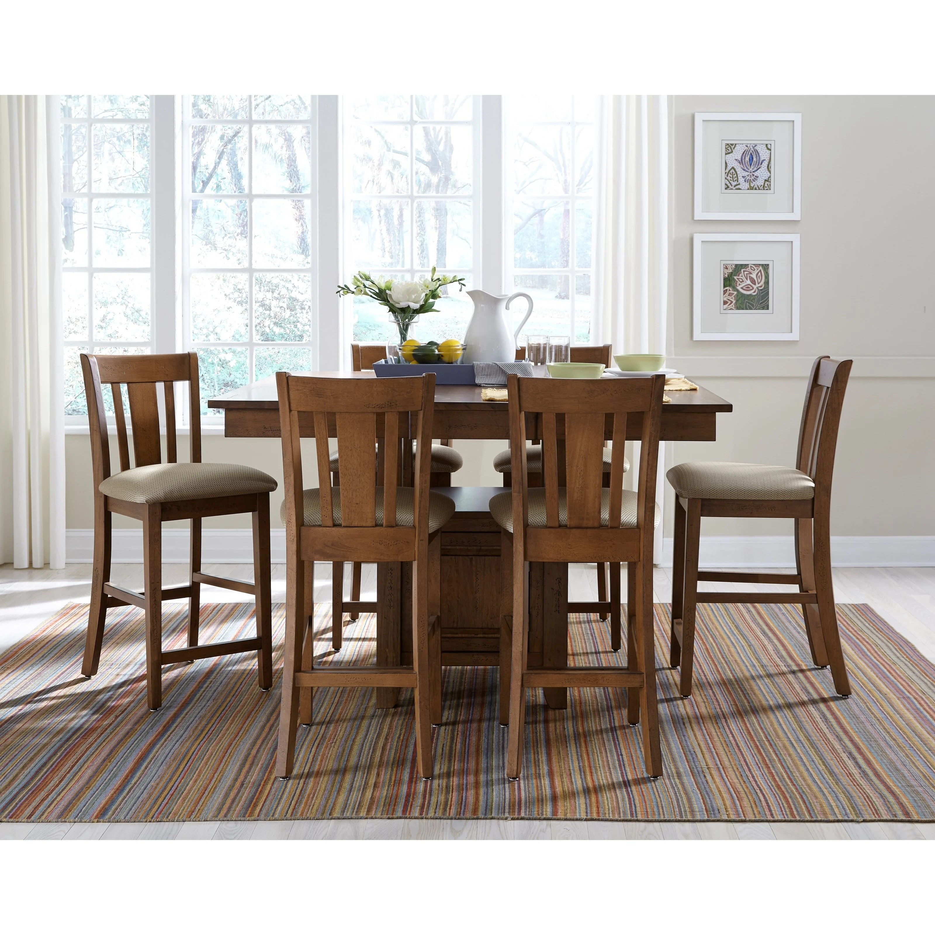 John Thomas SELECT Dining Room T-4254BXBT+BXBG+4xS102-HD641 Counter ...