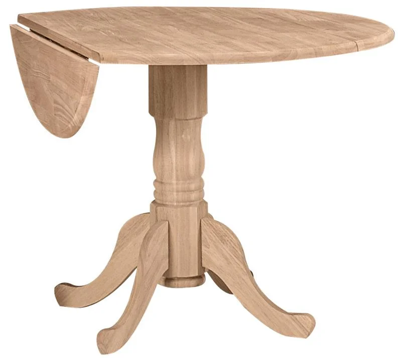 John Thomas SELECT Dining Room T-42DP Traditional Drop-Leaf Pedestal ...