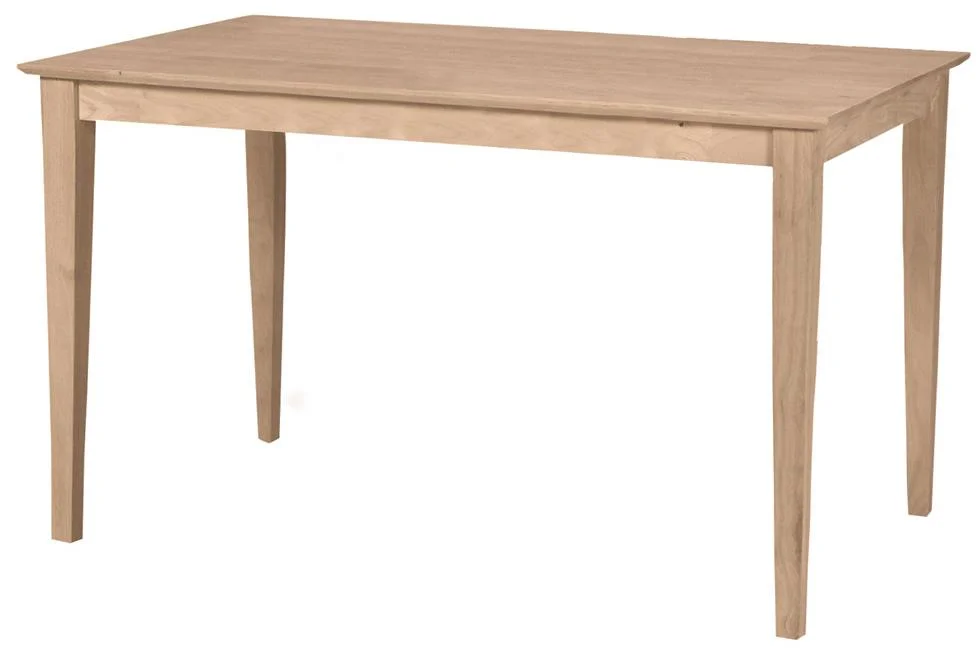 John Thomas SELECT Dining Room T-6036 Casual Solid Top Shaker Table | Thornton Furniture | Table ...