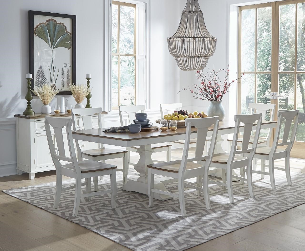 John Thomas Vista T79-T52-CI79 Dining Group 7 Piece Dining Set ...