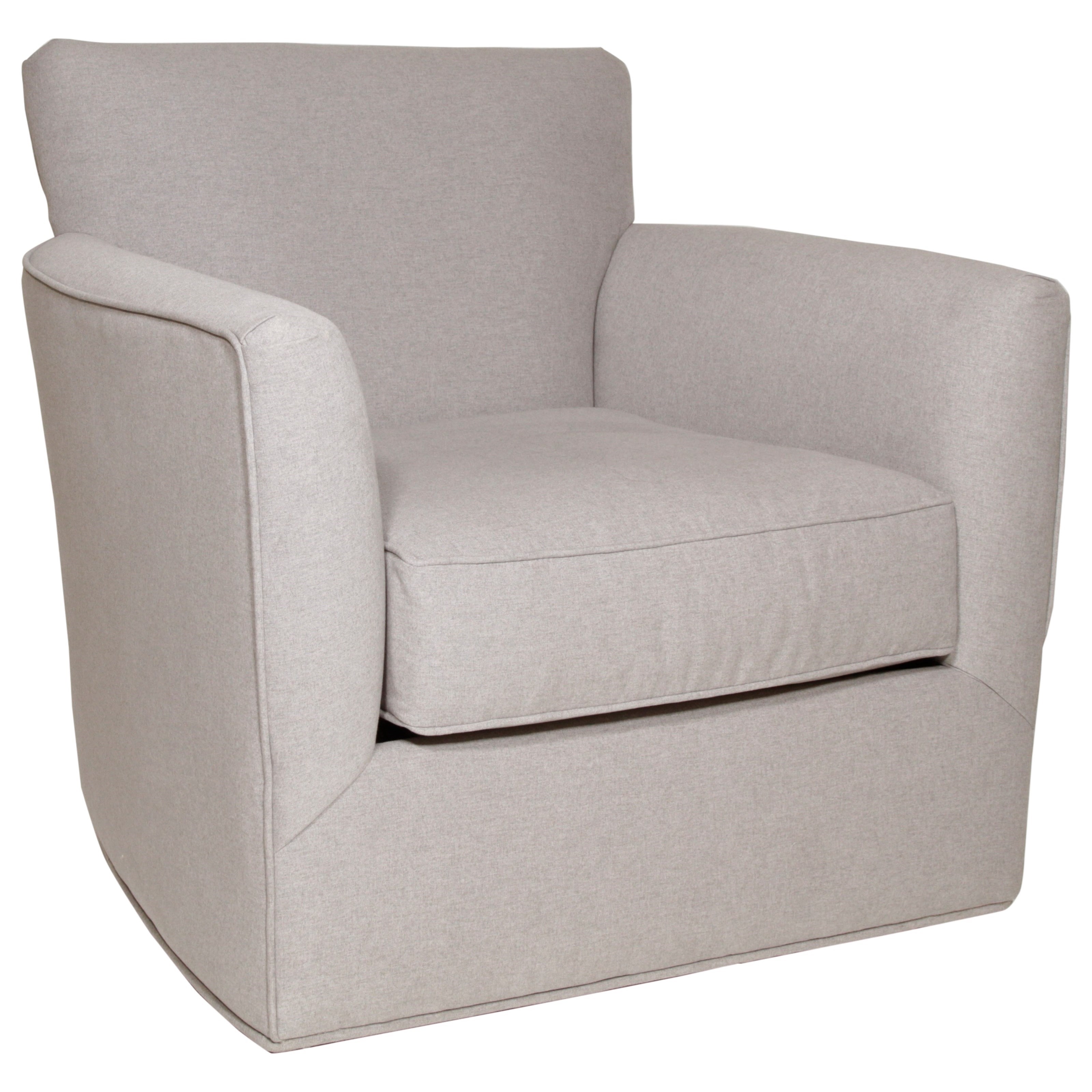 Jonathan Louis Grayson 190-16-HEATHER Swivel Chair | HomeWorld ...