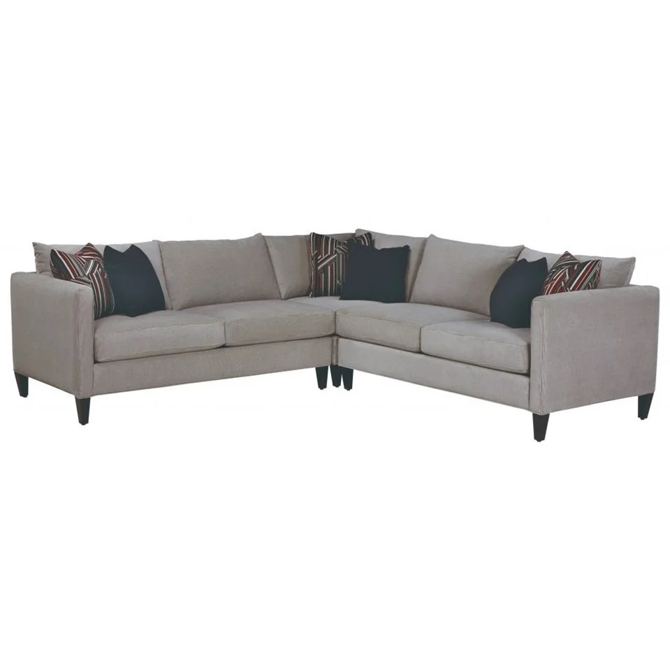 Jonathan Louis Kate 095-26L+15+26R-Gray Contemporary Sectional ...