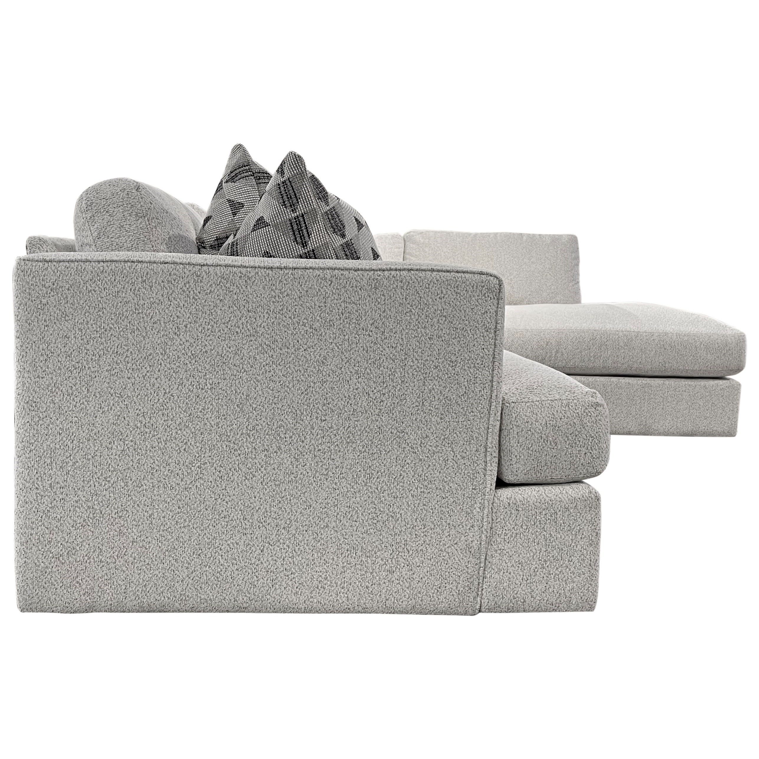 Jonathan Louis Leon 1020-35L+28R-Farina Oatmeal Contemporary Sectional ...