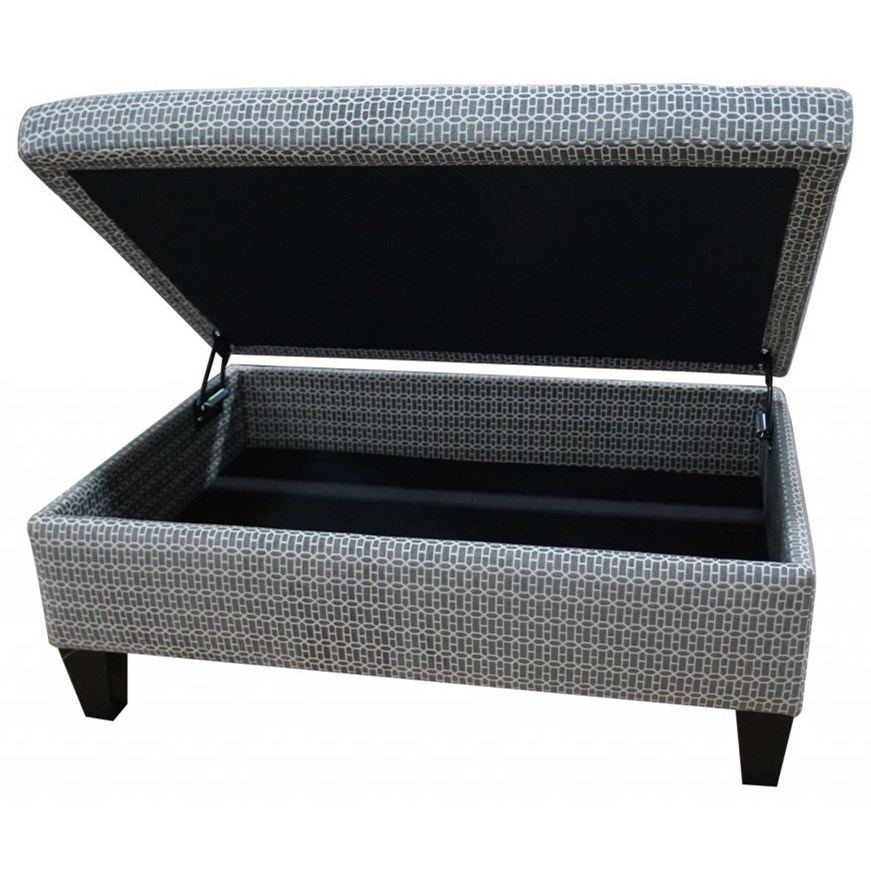 Jonathan Louis Ottomans 04162 Small Rectangle Storage Ottoman ...