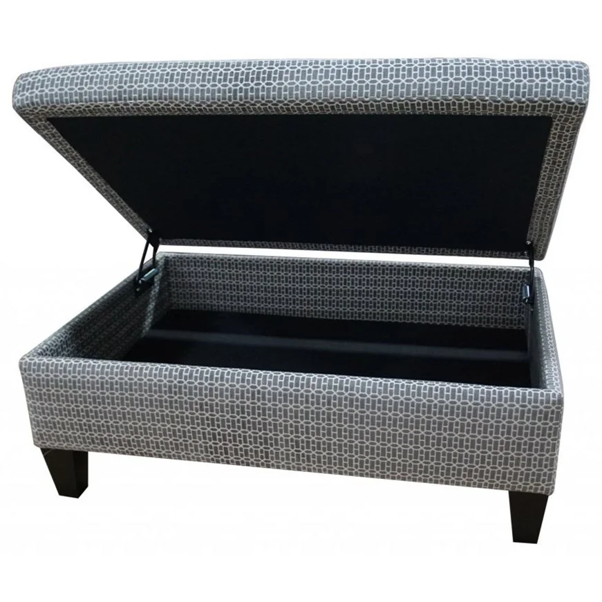 Marcus Daniels Ottomans 04162 Small Rectangle Storage Ottoman | Sprintz ...