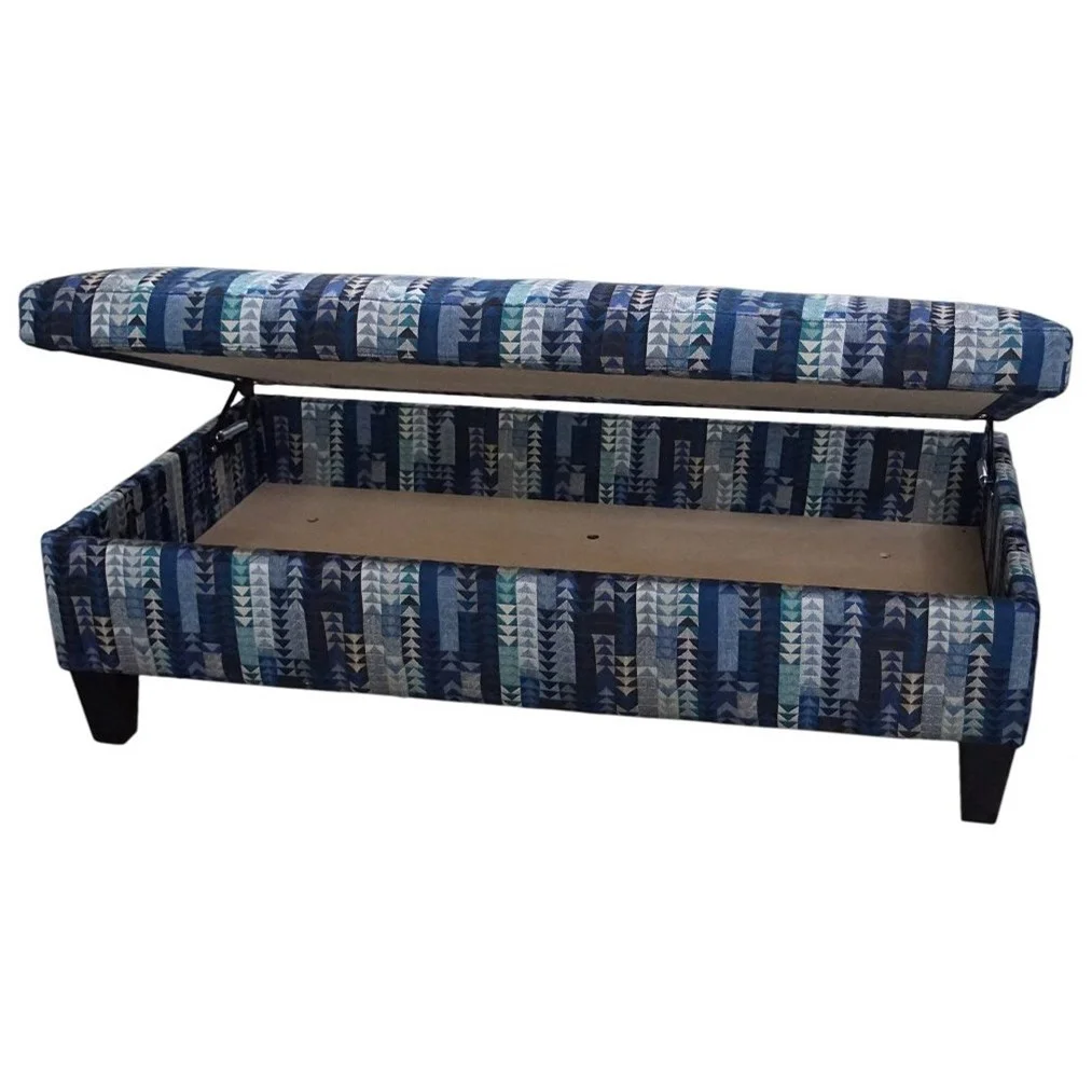 Jonathan Louis Ottomans 04262 Medium Rectangle Storage Ottoman ...