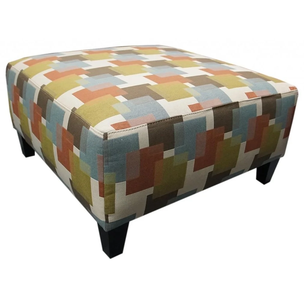 Jonathan Louis Ottomans 18439 Medium Square Ottoman | Thornton ...