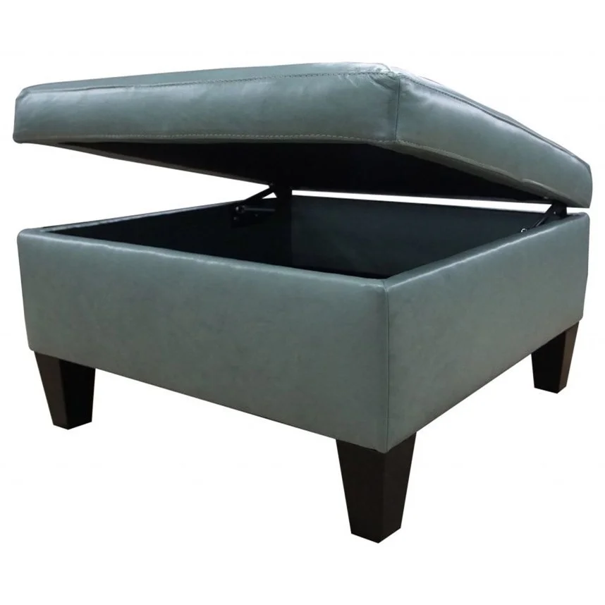 Jonathan Louis Ottomans 83162 Small Square Storage Ottoman | Broadway ...