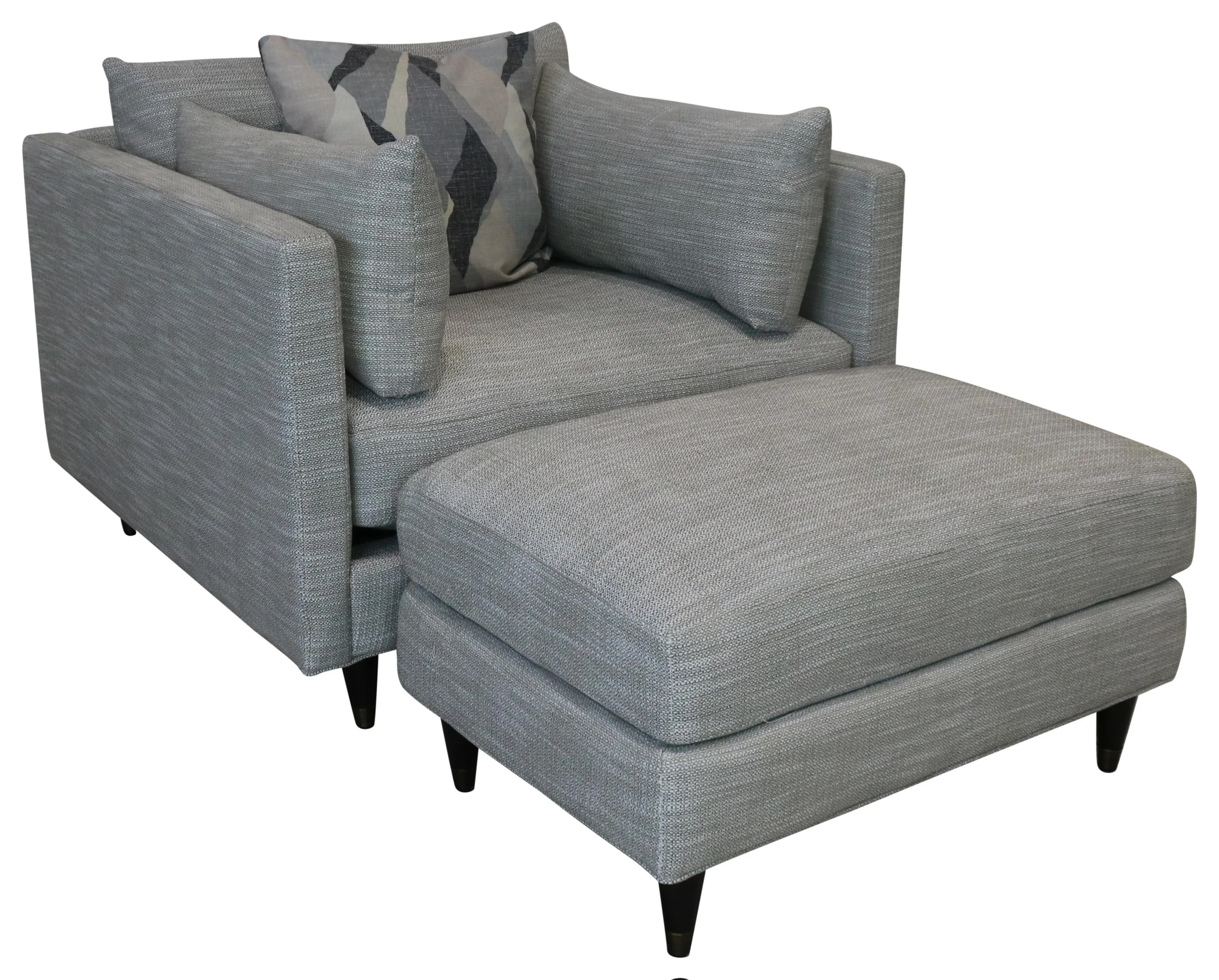 Marcus Daniels Pia Chair and Ottoman | Sprintz Furniture | Chair ...