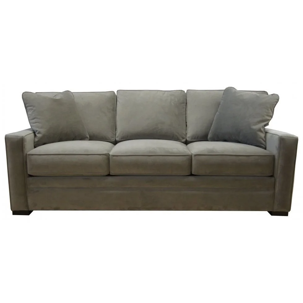 Jonathan Louis Snoozy 105-30 Casual Contemporary Sofa with Track Arms ...