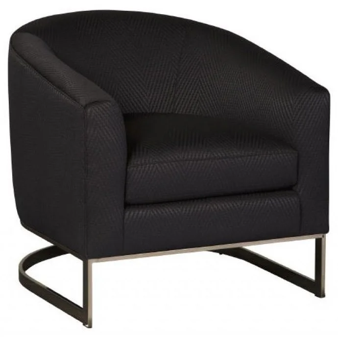 Jonathan Louis Tina 12357 Contemporary Accent Barrel Chair | Thornton ...