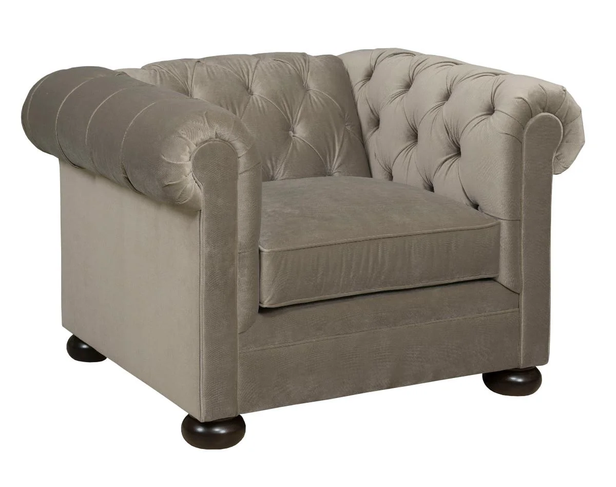 Kincaid Furniture UPHOLSTERY UPH-685-84 Chesterfield-Style Chair with ...