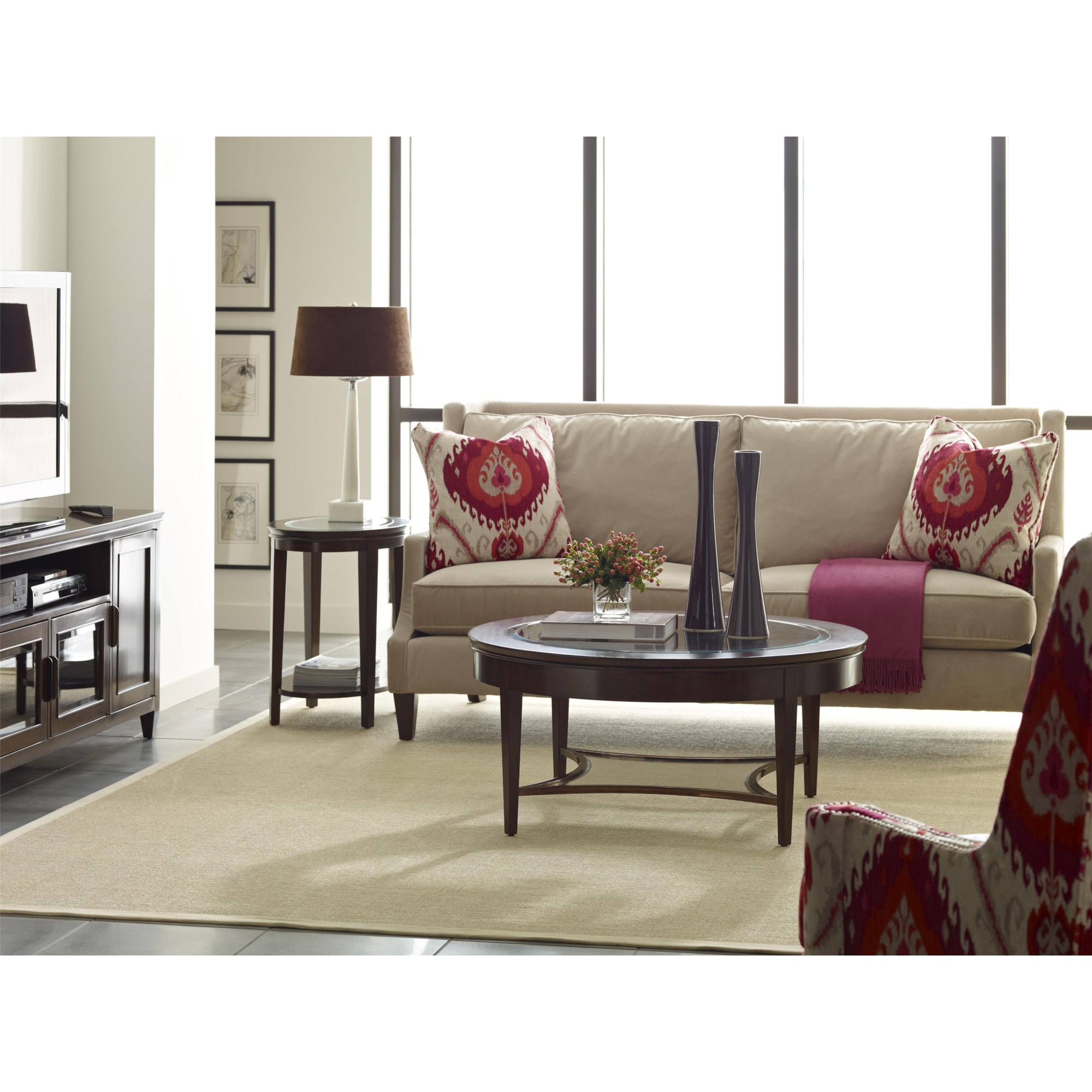 Kincaid Furniture Elise 77-024 Transitional Aura Cocktail Table with ...