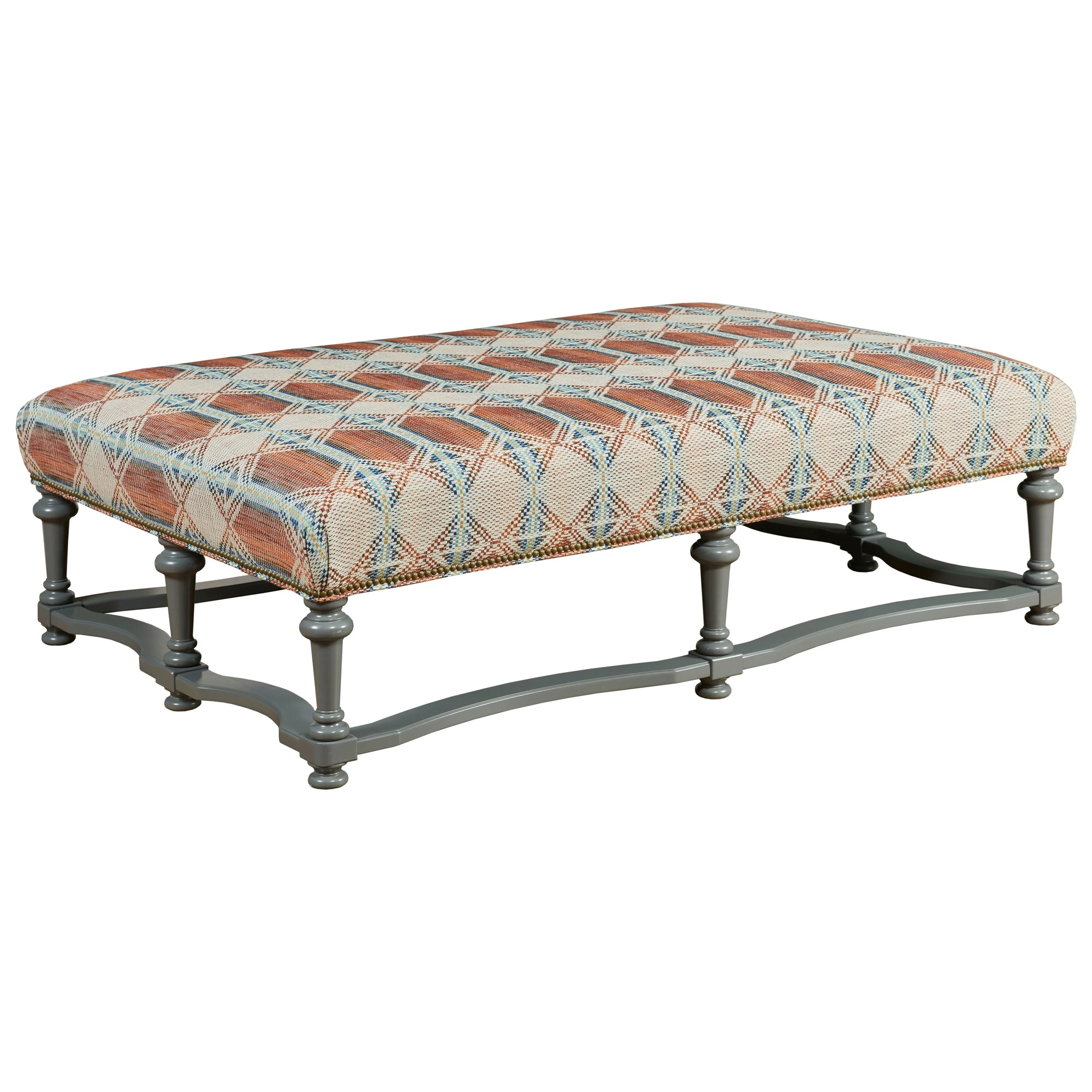 Kincaid Furniture Provence UPH-139-03 Rectangular Cocktail Ottoman with ...