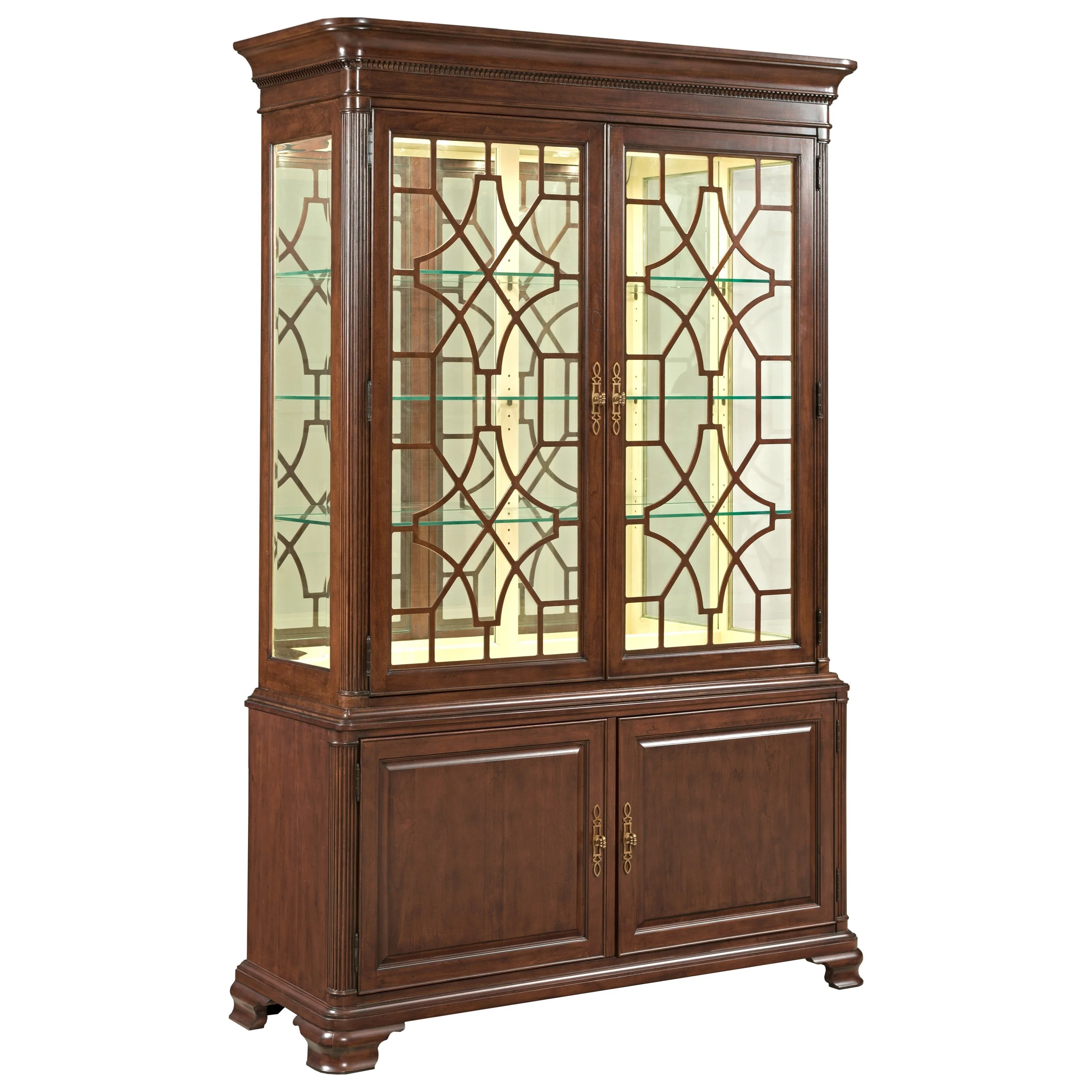 Kincaid Furniture Hadleigh 607-830P Traditional China Cabinet with ...