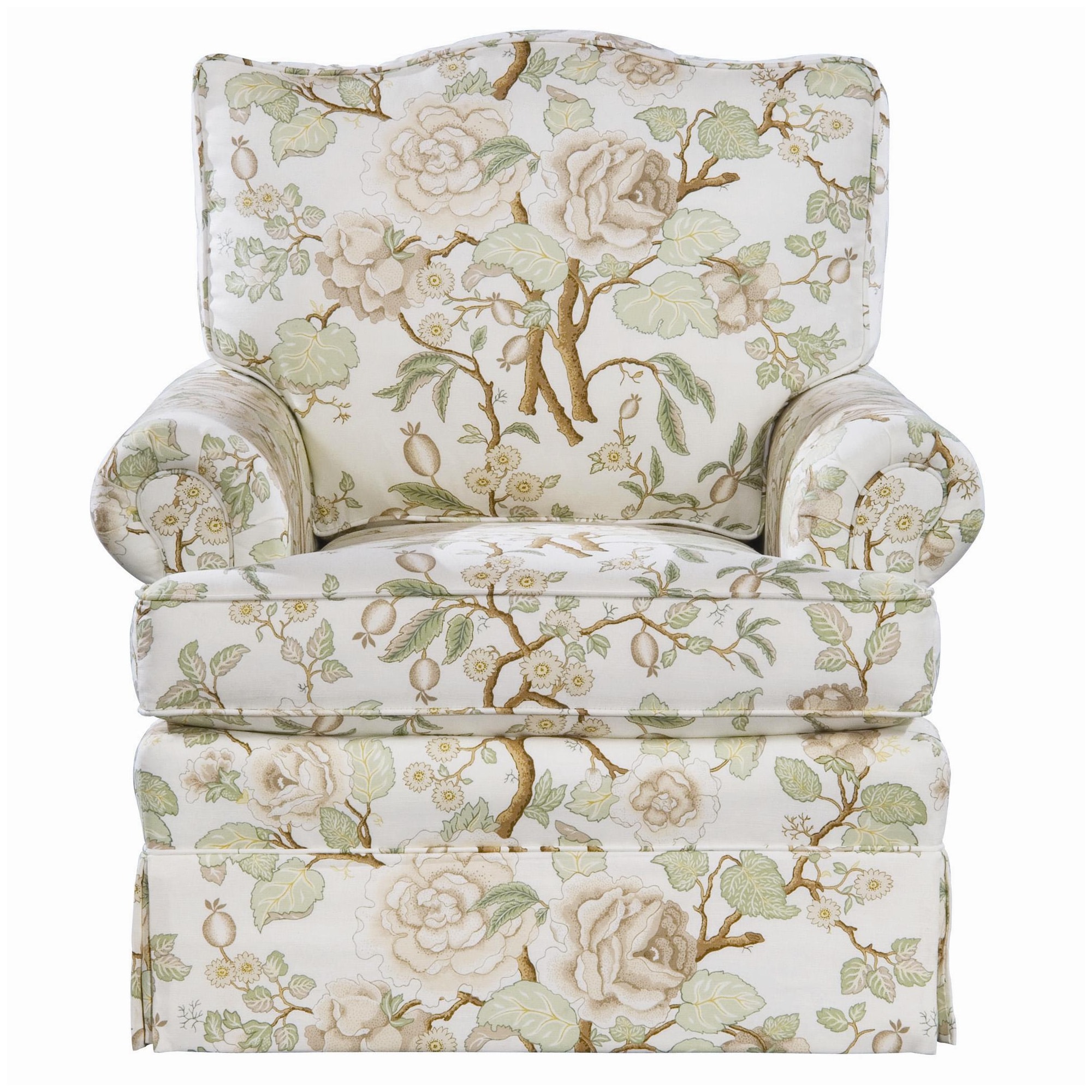 Kincaid Furniture Accent Chairs UPH-027-02 Swivel Rocker Accent Chair ...