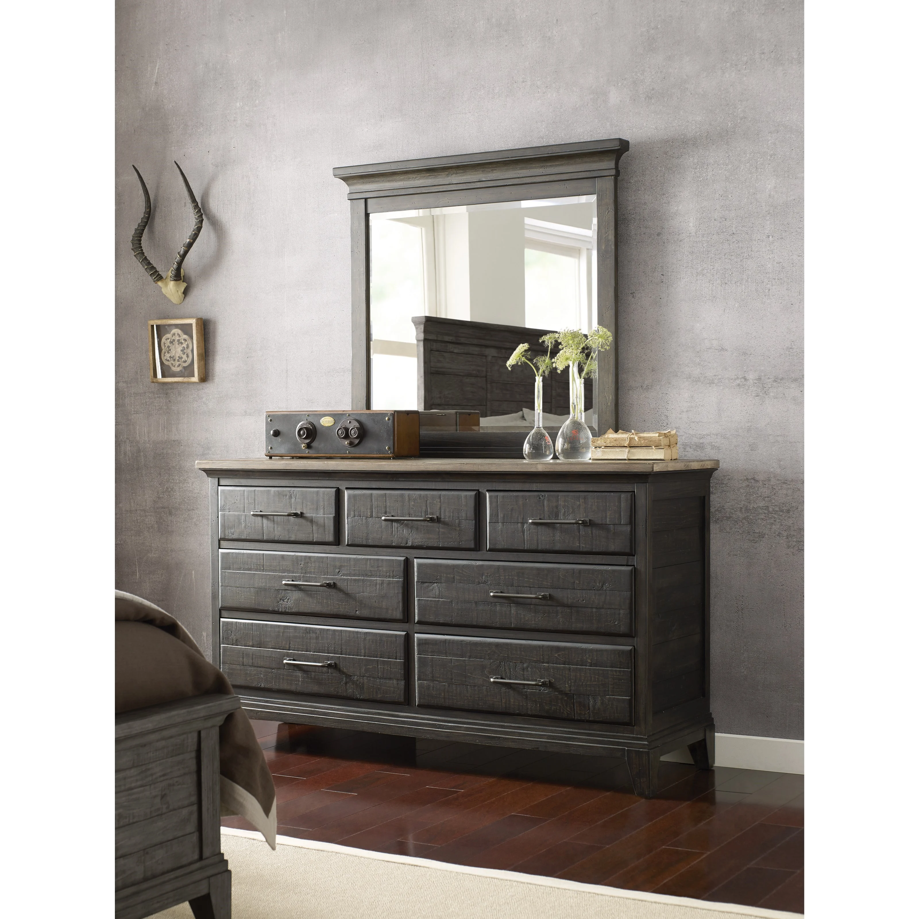 Kincaid Furniture Plank Road 706-120C Farmstead Solid Wood Dresser with ...