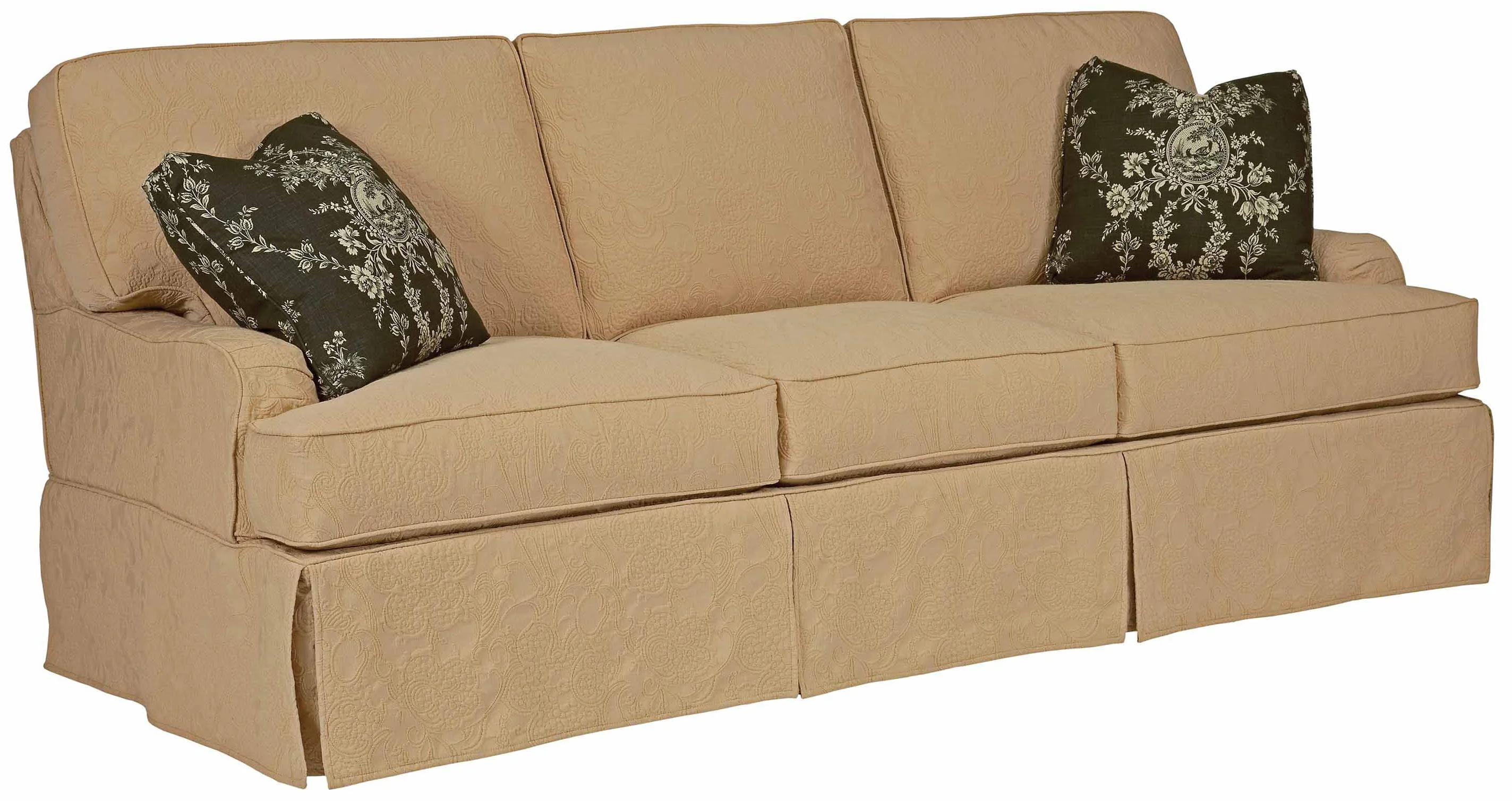 Kincaid Furniture Simone UPH-650-99 Casual Queen Sleeper Sofa with Slip ...