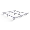 Knickerbocker Embrace E44932217 Eastern King Bed Frame White HomeWorld Furniture Bed Frames