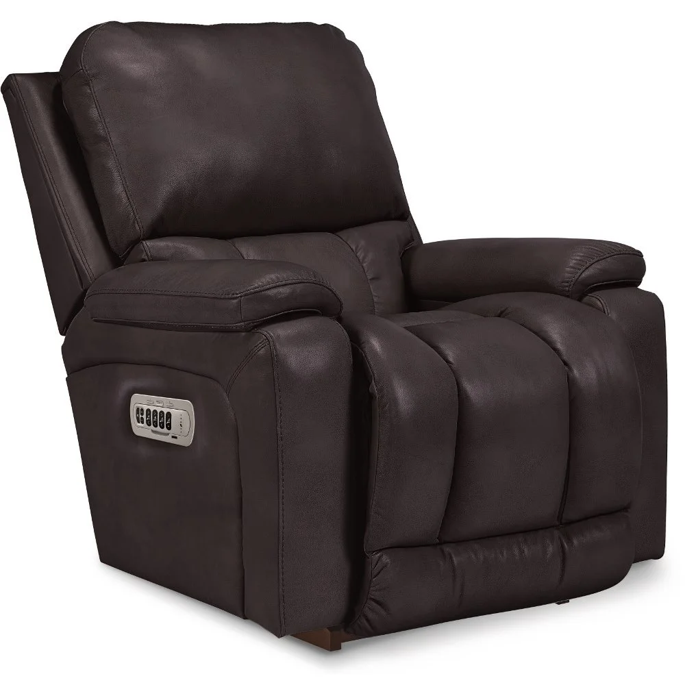 La-Z-Boy Greyson 10U530 Casual Power Rocking Recliner w/ Headrest & USB ...
