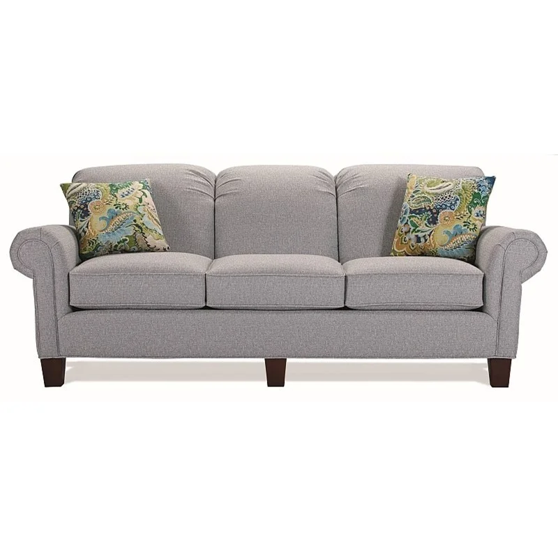 Lancer 5700 Contemporary Sofa with Rolled Arms | Sprintz Furniture ...