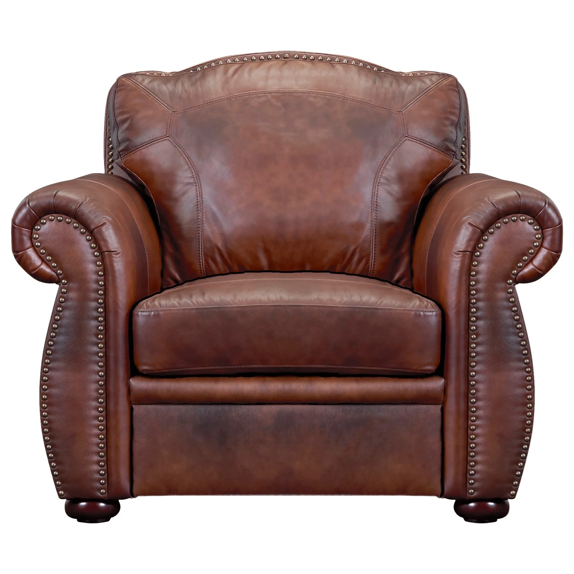Leather Italia USA Arizona 1444-6110-0104234 Traditional Leather Chair ...