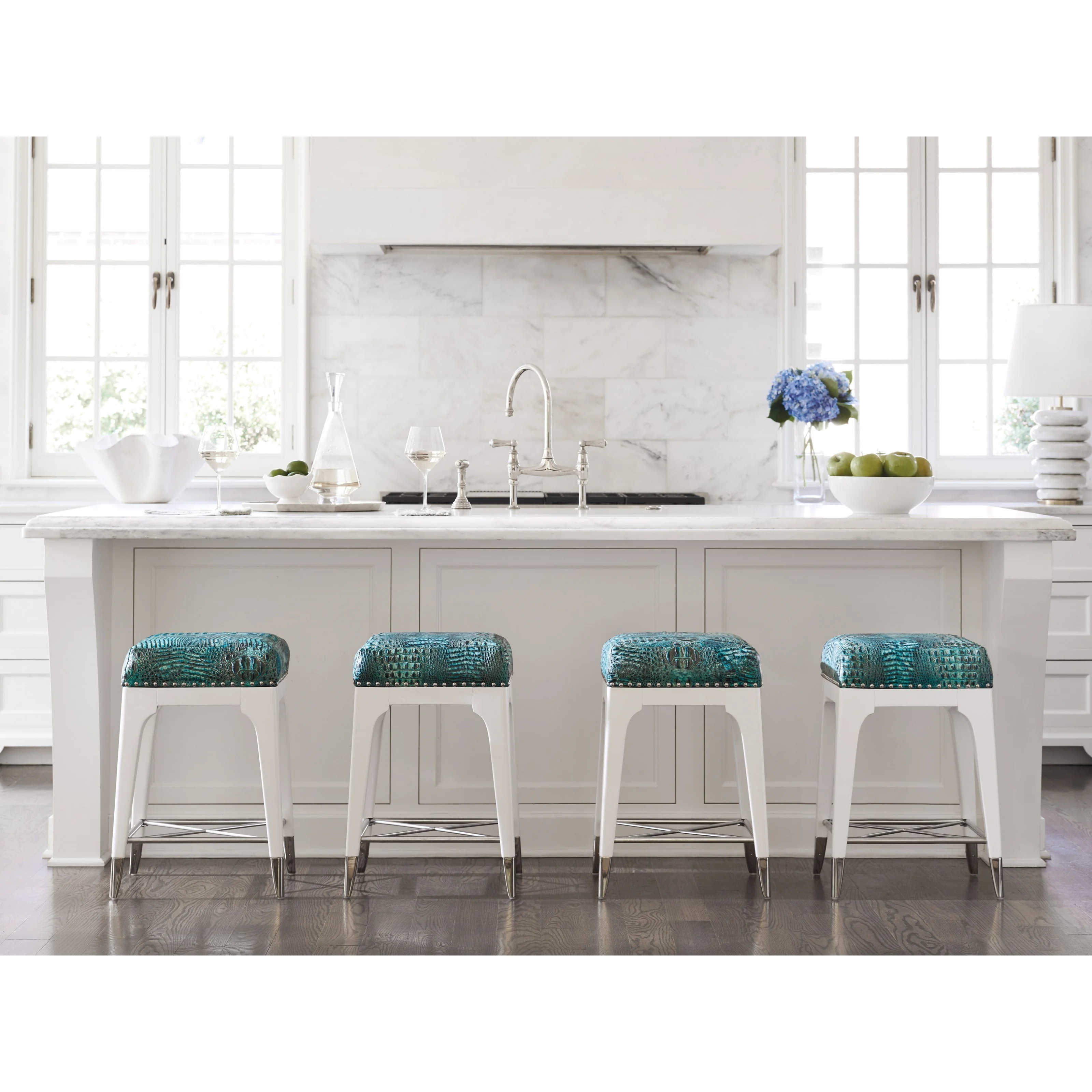 Lexington Avondale 415-895 Northbrook Counter Stool in Custom Fabric or ...