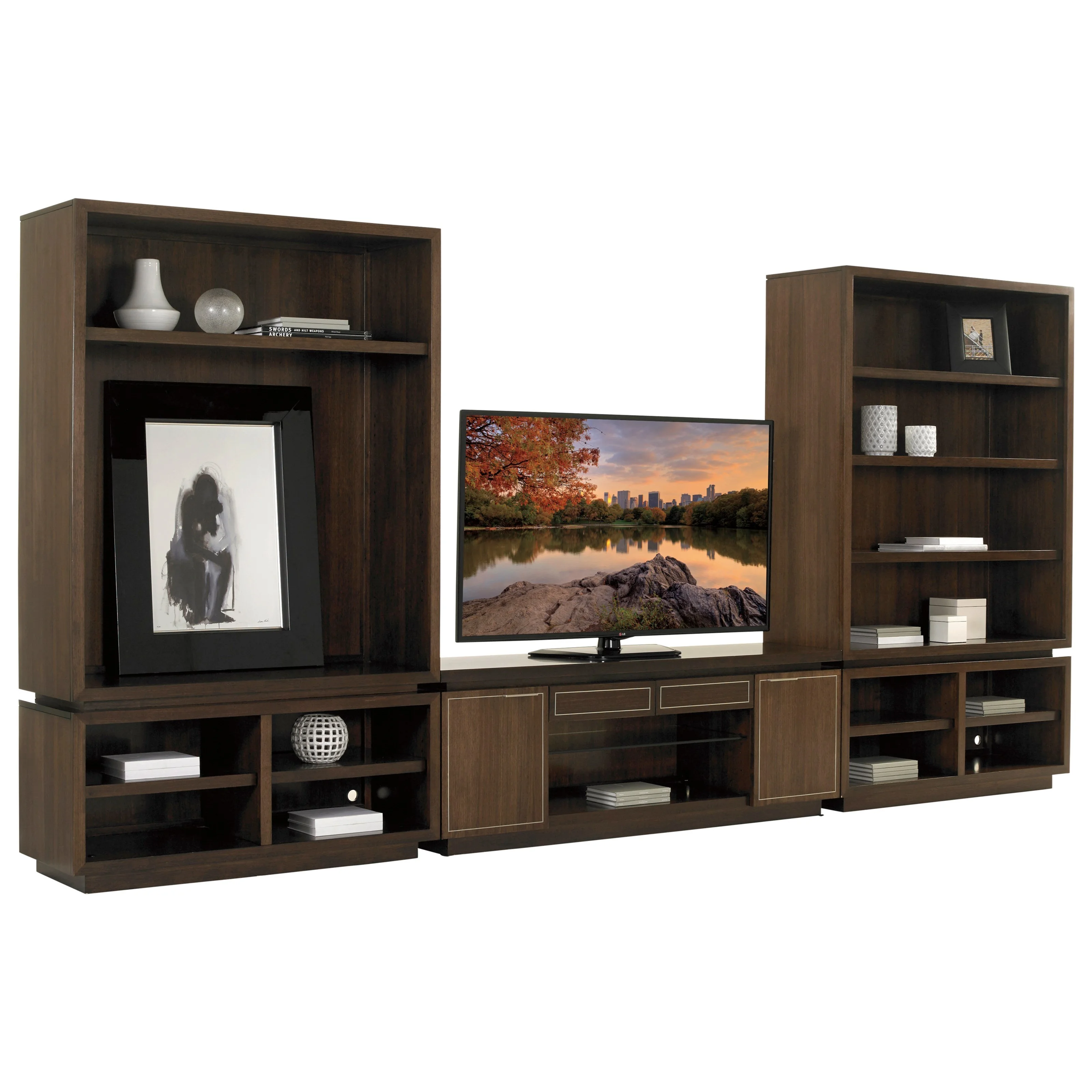 Lexington MacArthur Park 729-907+2X991 Three Piece Large Entertainment ...