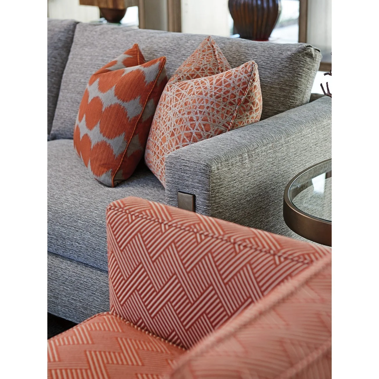 Lexington Shadow Play 1931-33 Nob Hill Modern Sofa with Metal Frame ...