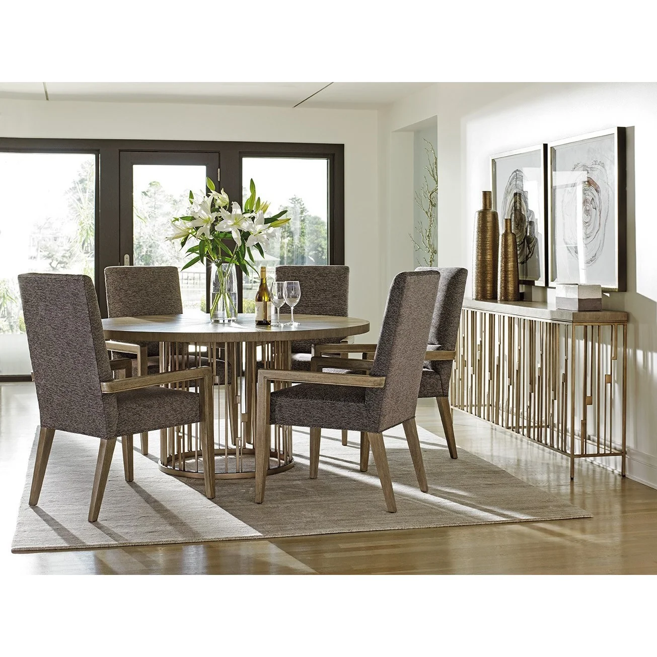 Lexington Shadow Play 725-967 Studio Console Table with Contemporary ...