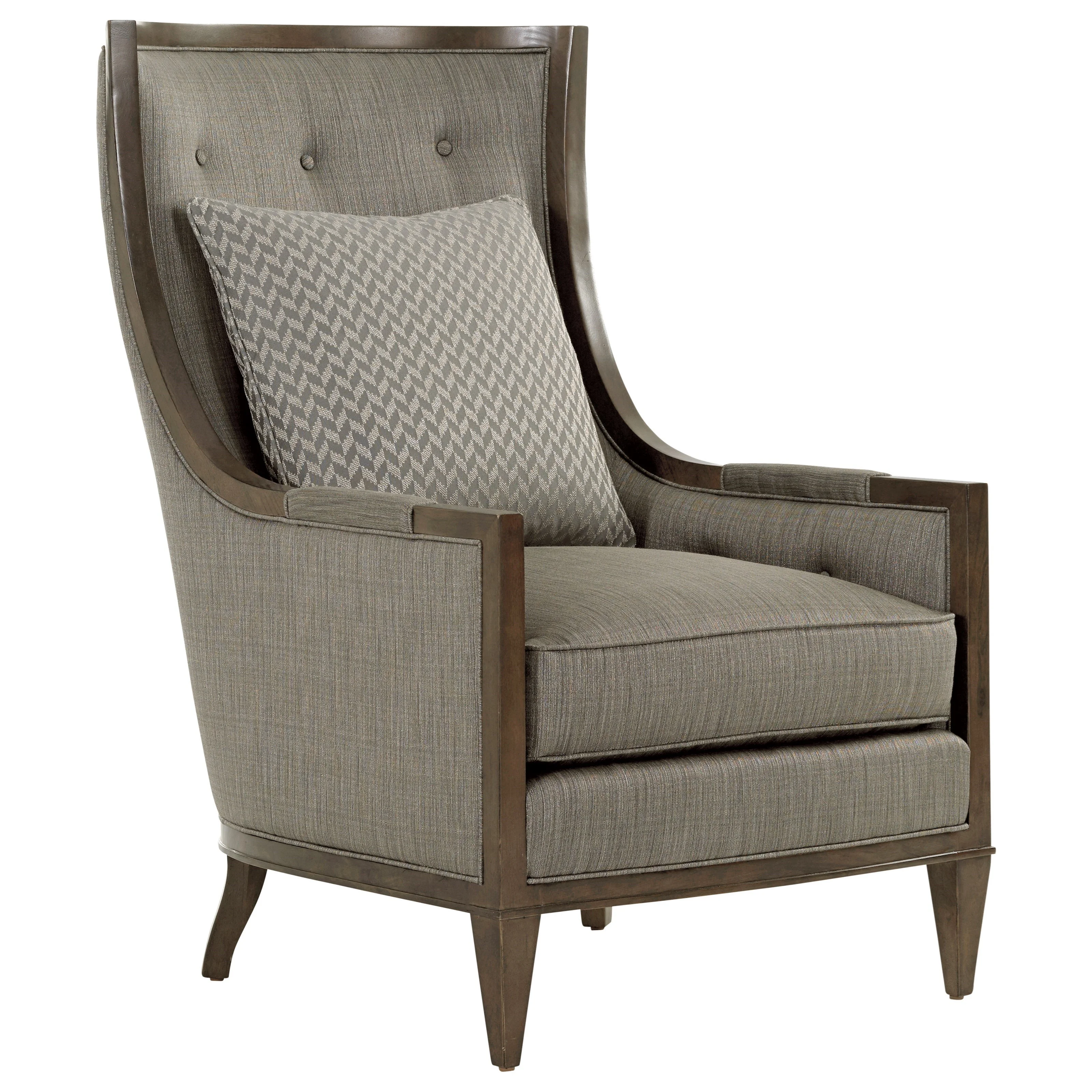 Lexington Tower Place 1597-11 Contemporary Greenwood Wing Chair with ...
