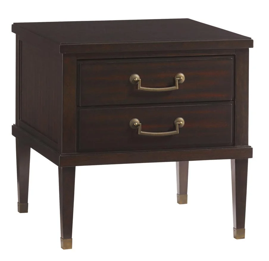 Lexington Kensington Place 708-952 Transitional Chandler Two Drawer End ...