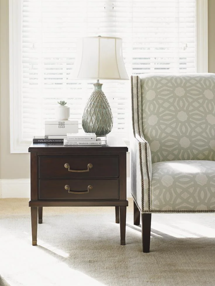 Lexington Kensington Place 708-952 Transitional Chandler Two Drawer End ...