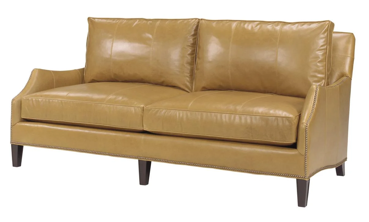 Lexington 7118-31 Transitional Ashton Demi Sofa with Flared Arms and ...