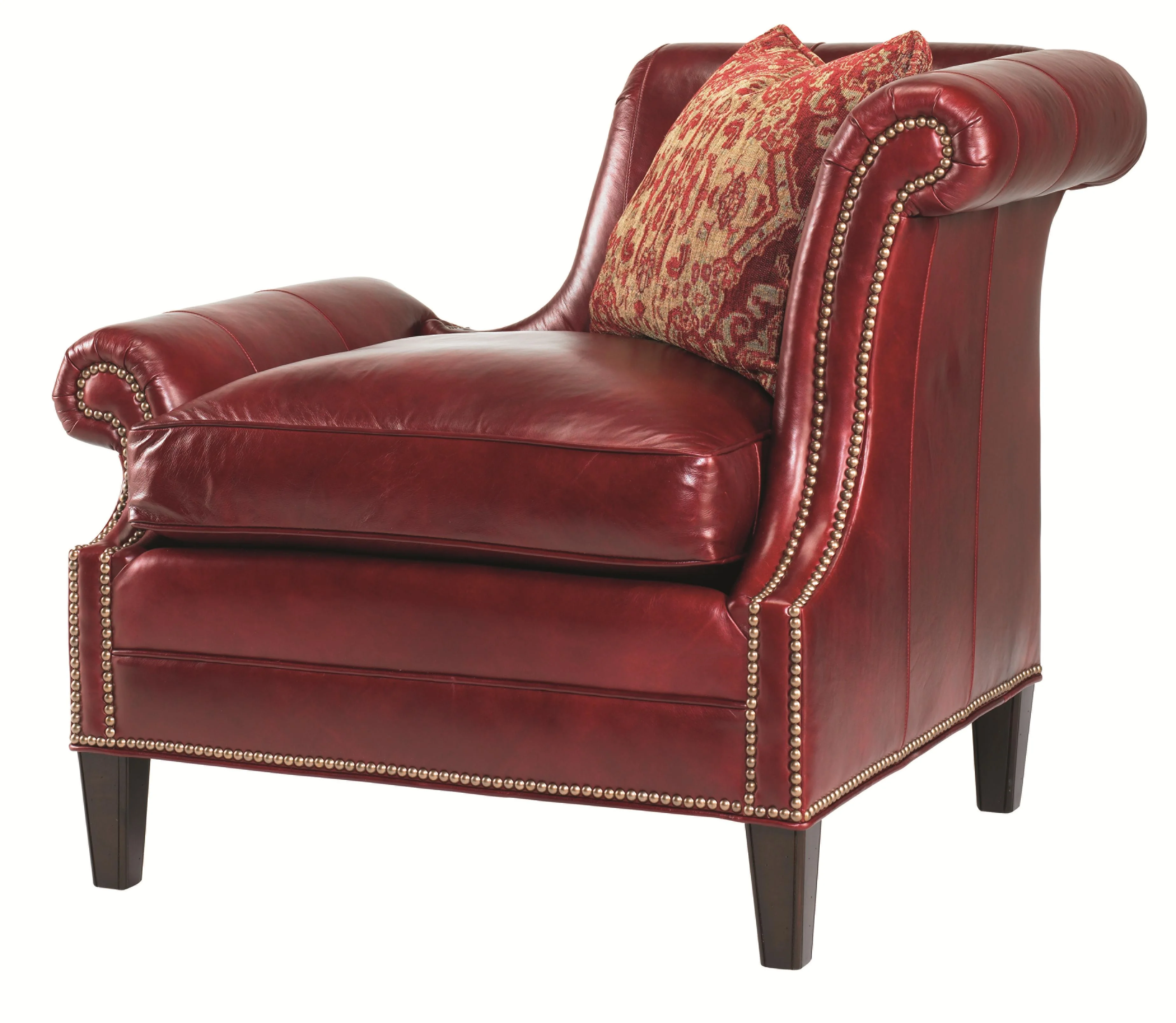 Lexington Leather LL7414-11R Right Leaning Braddock Upholstered Chair ...
