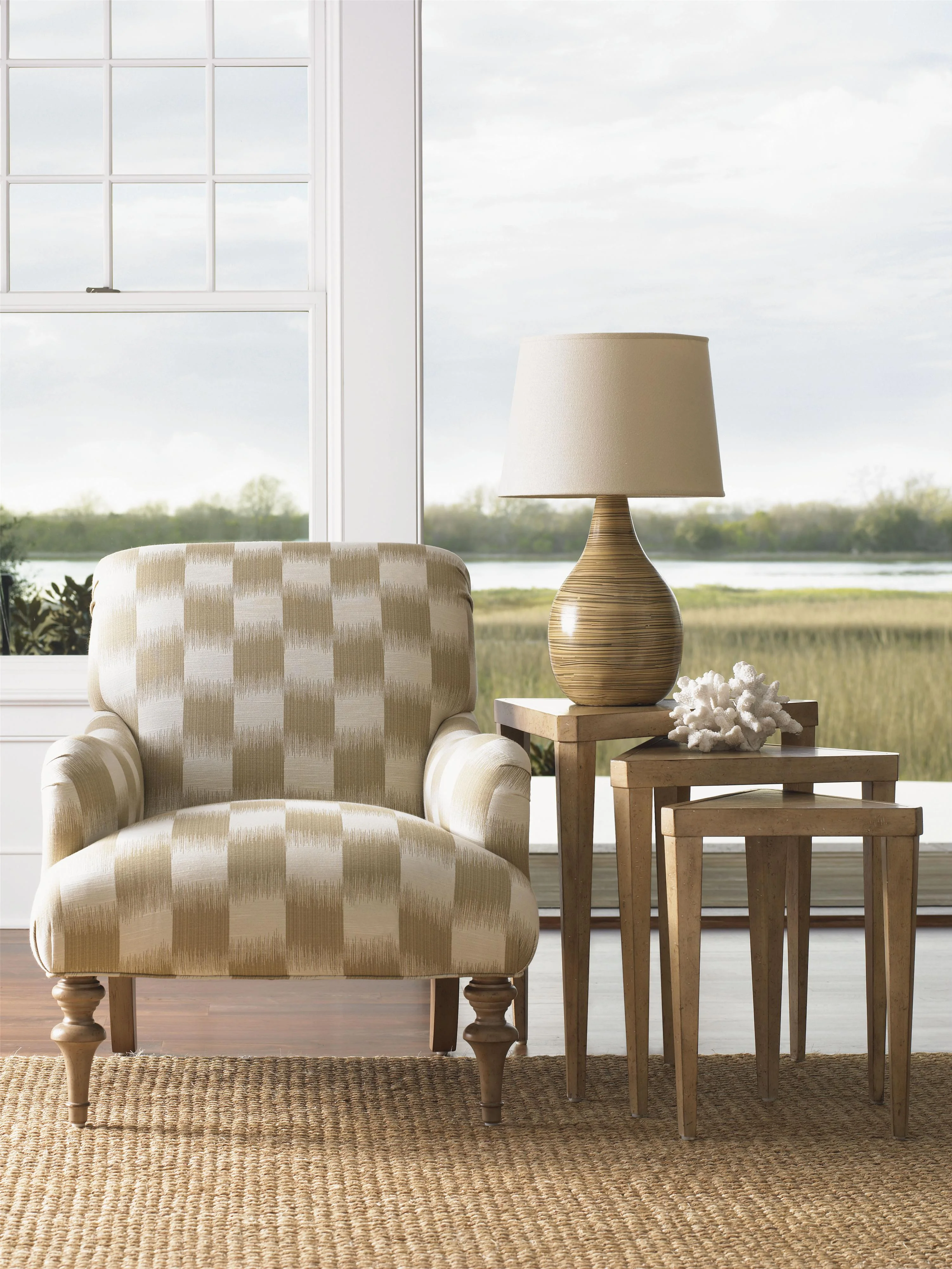 Lexington Monterey Sands 7285-11 Tight Back Jay Chair with Turned Legs ...