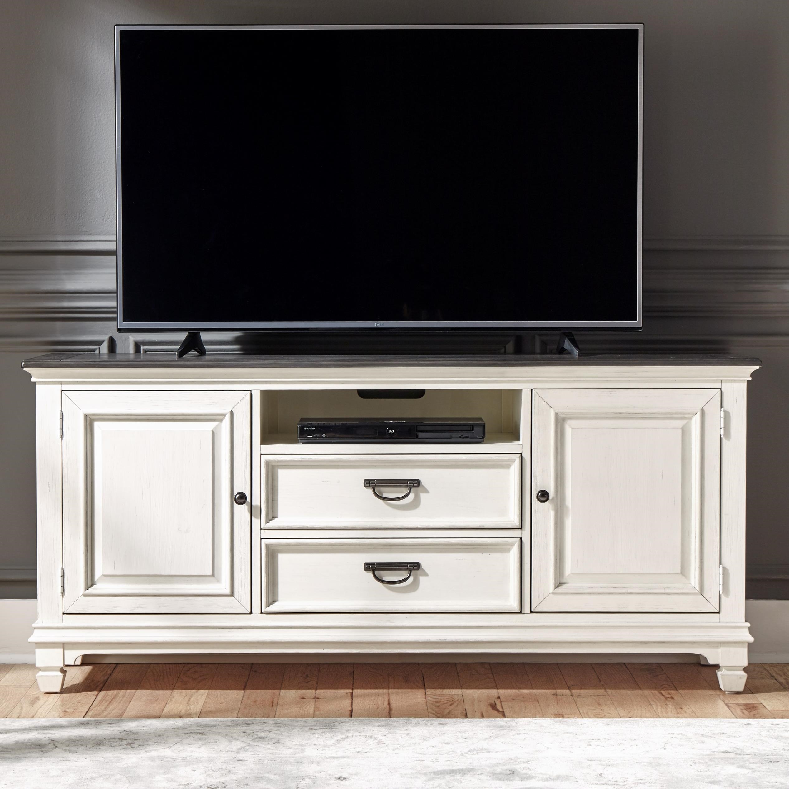 Liberty Furniture Allyson Park LIB417-TV66 Transitional 66" TV Console ...