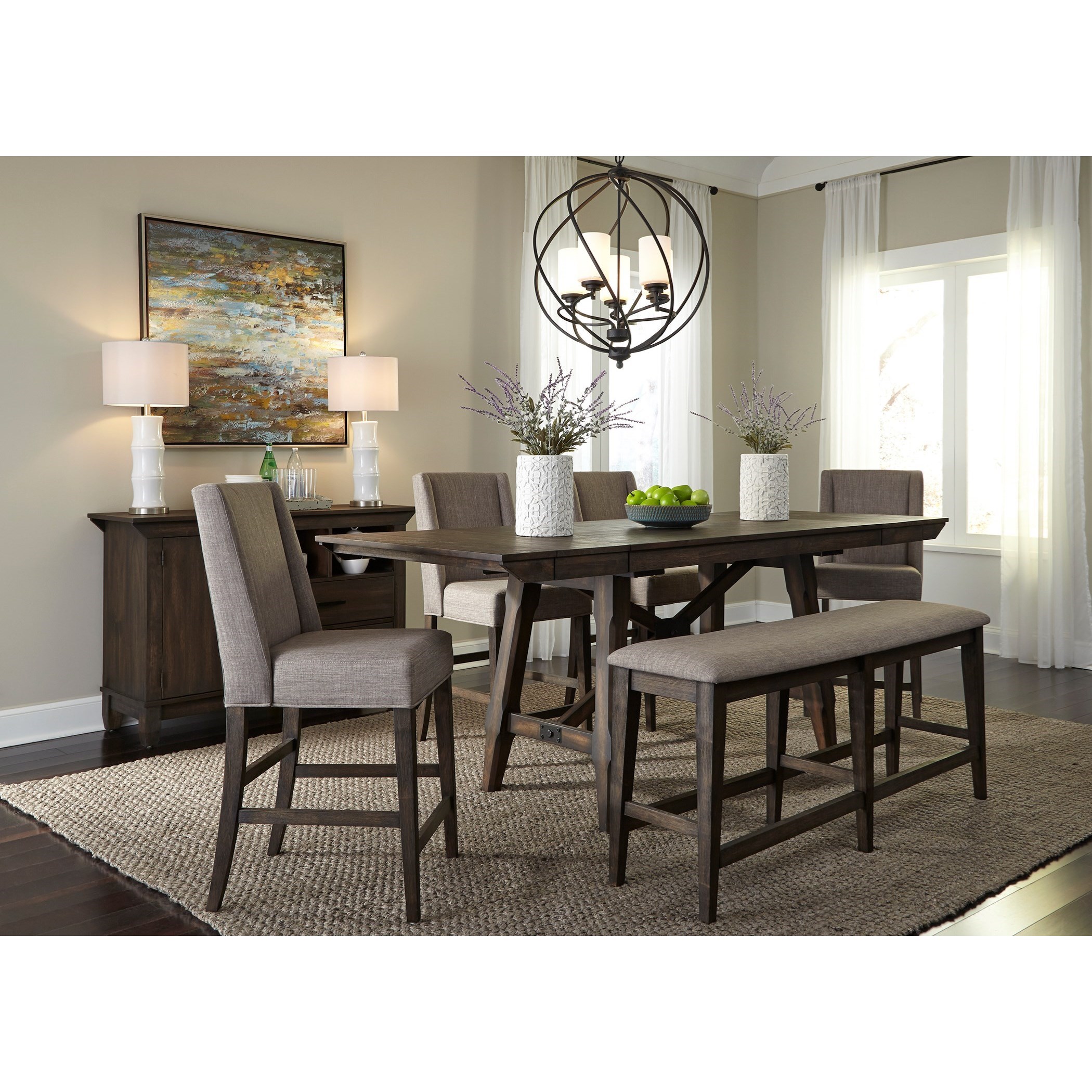 Liberty Furniture Double Bridge 152-CD Dining Room Group 3 Dining Room ...
