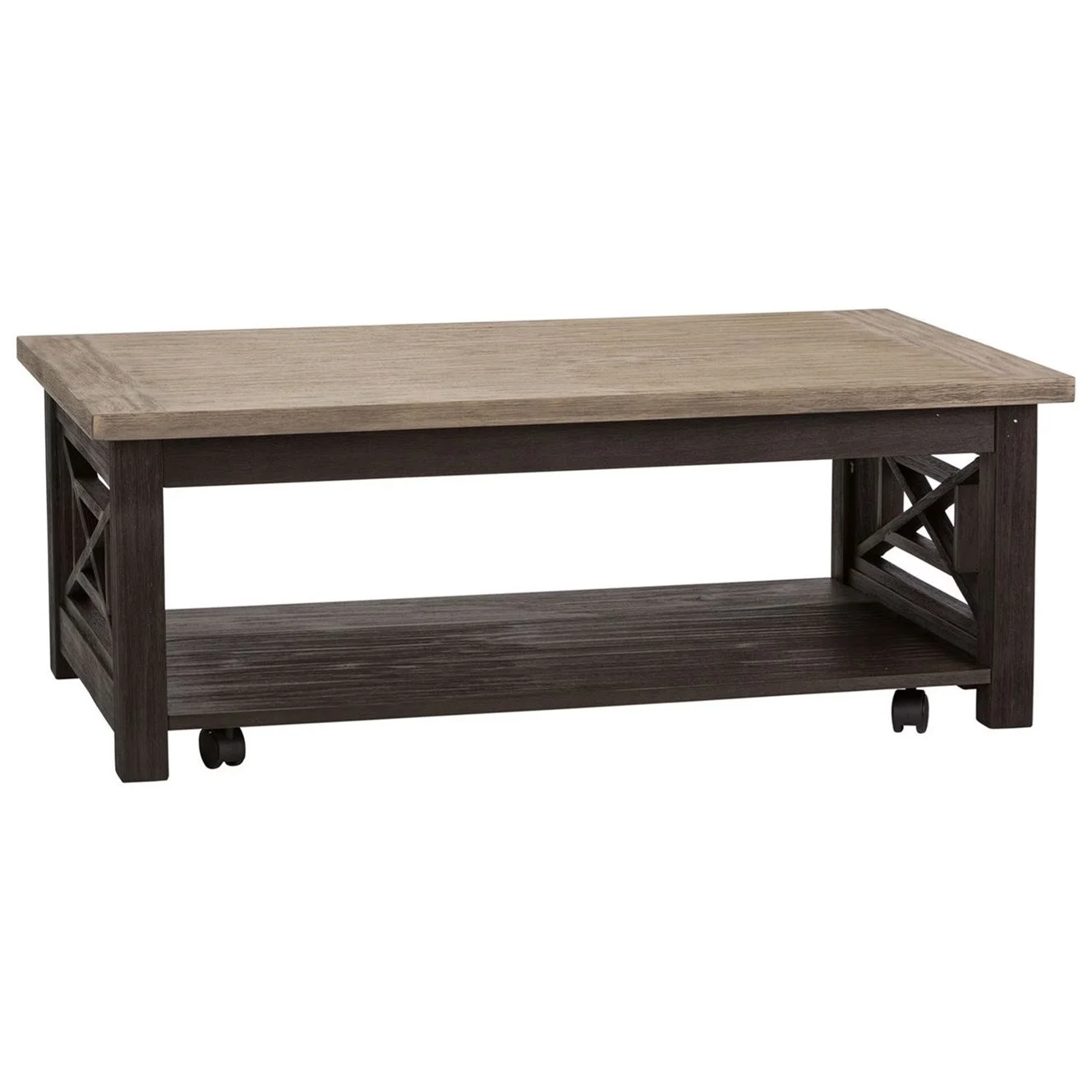 Libby Hansen 801421 Transitional Cocktail Table with Bottom Shelf ...