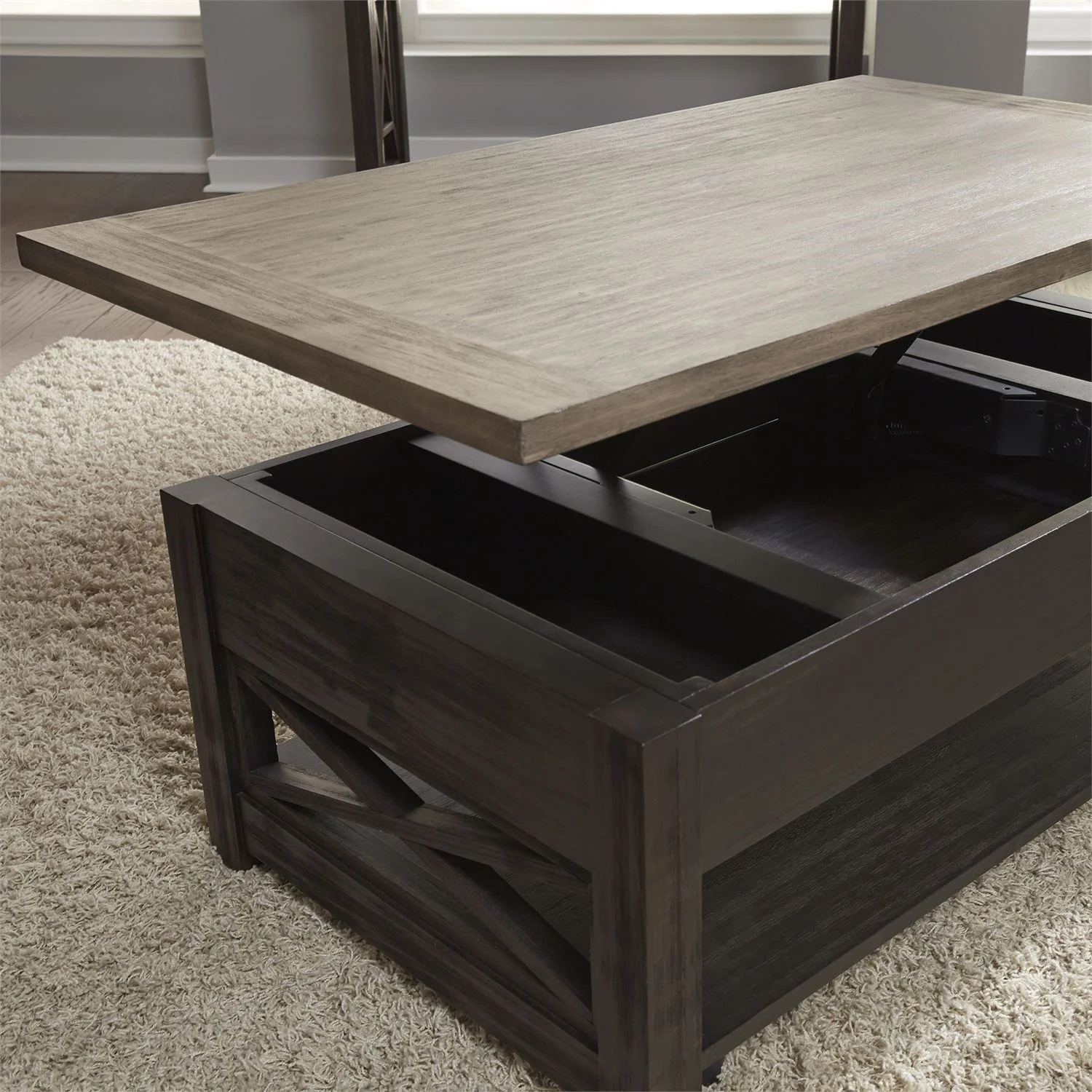 Libby Hansen 422-OT1011 Transitional Lift Top Cocktail Table | Walker's ...