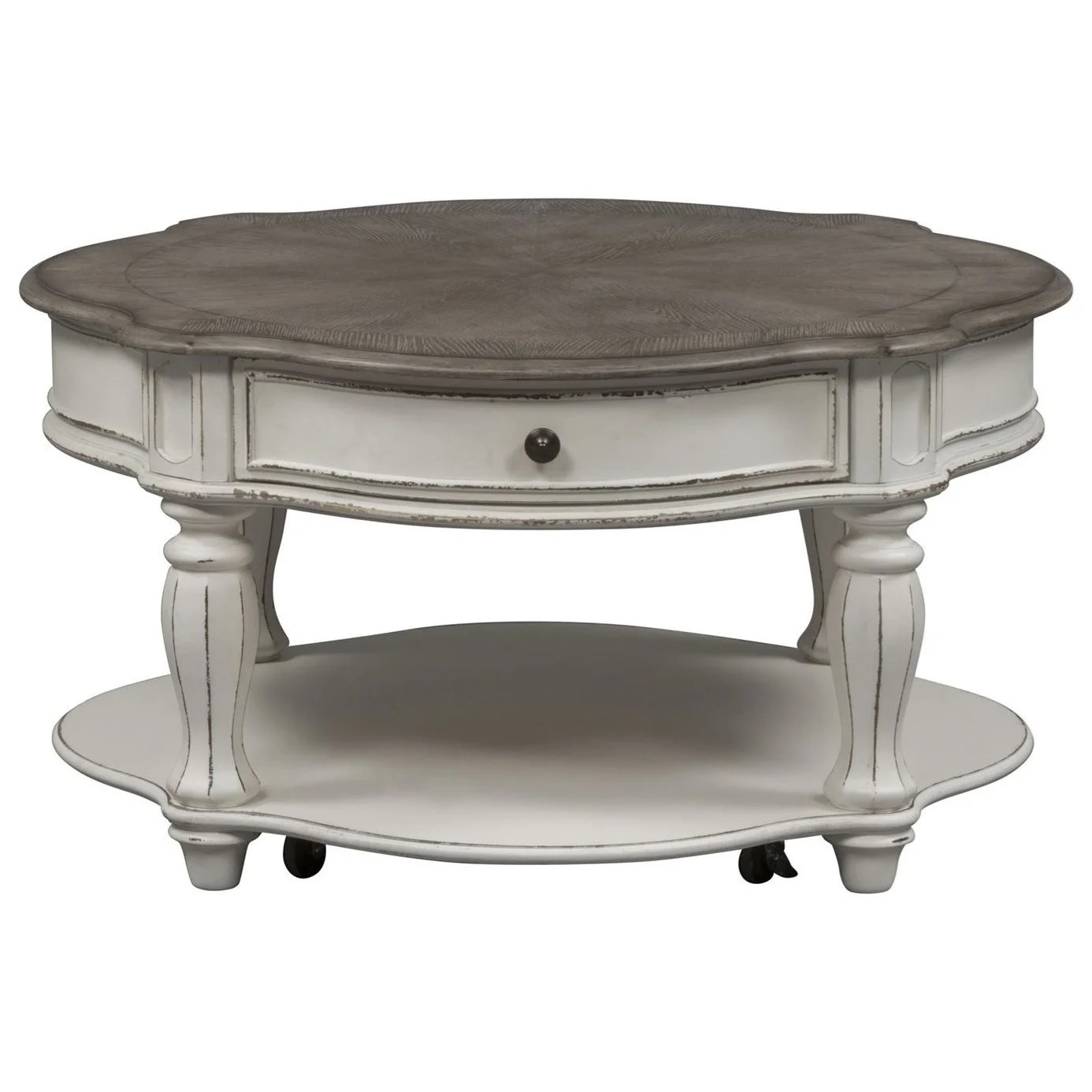 Liberty Furniture Magnolia Manor 244-OT1011 Round Cocktail Table with ...