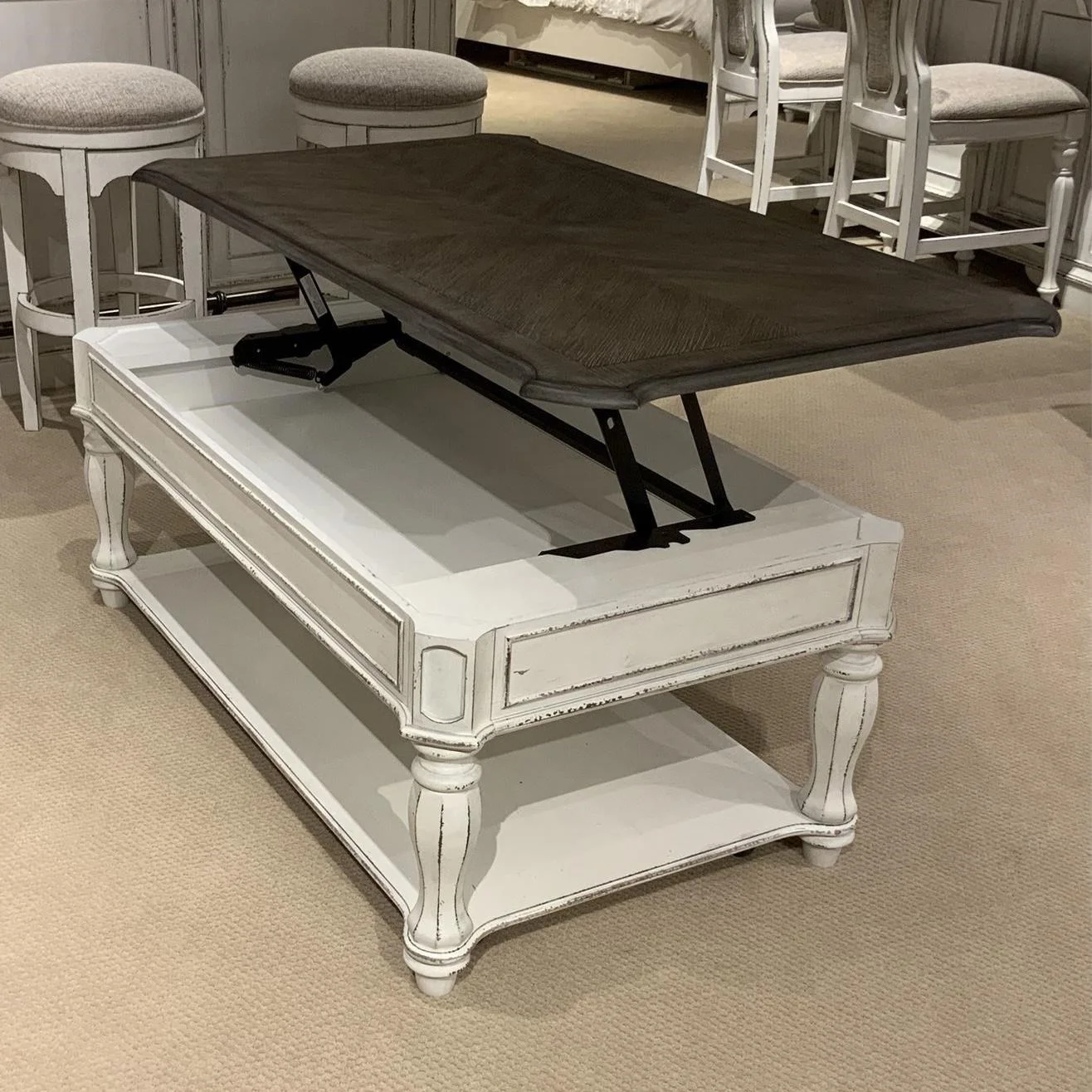 Liberty Furniture Magnolia Manor 244-OT1012 Traditional Lift Top ...