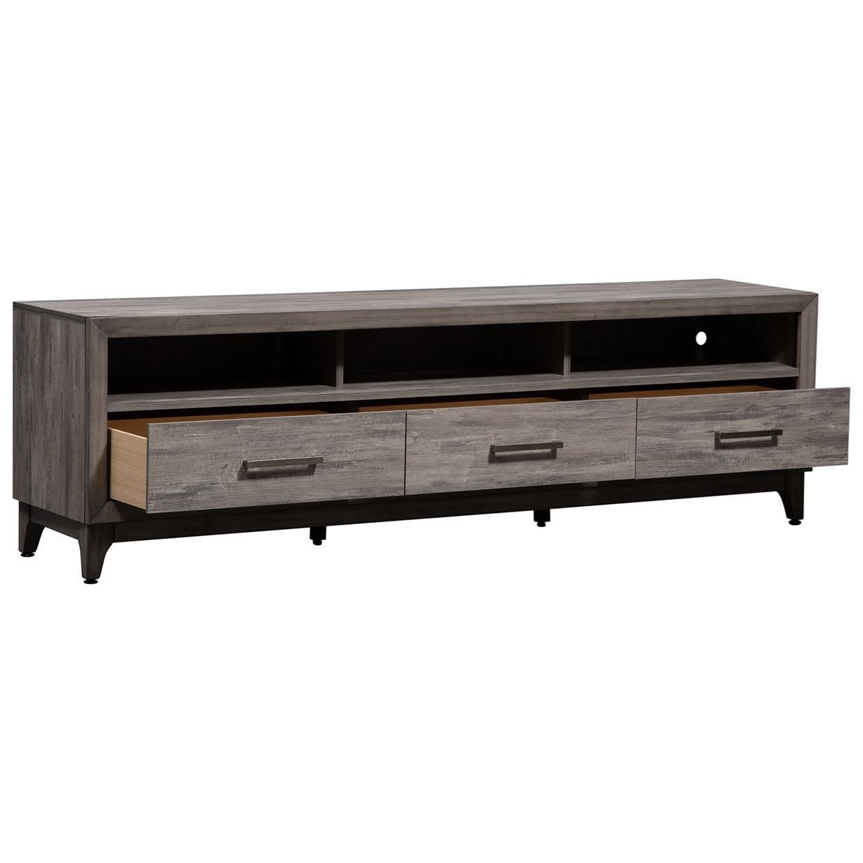 Liberty Furniture Mercury 581-TV62 62 Inch TV Console in Driftwood Gray ...