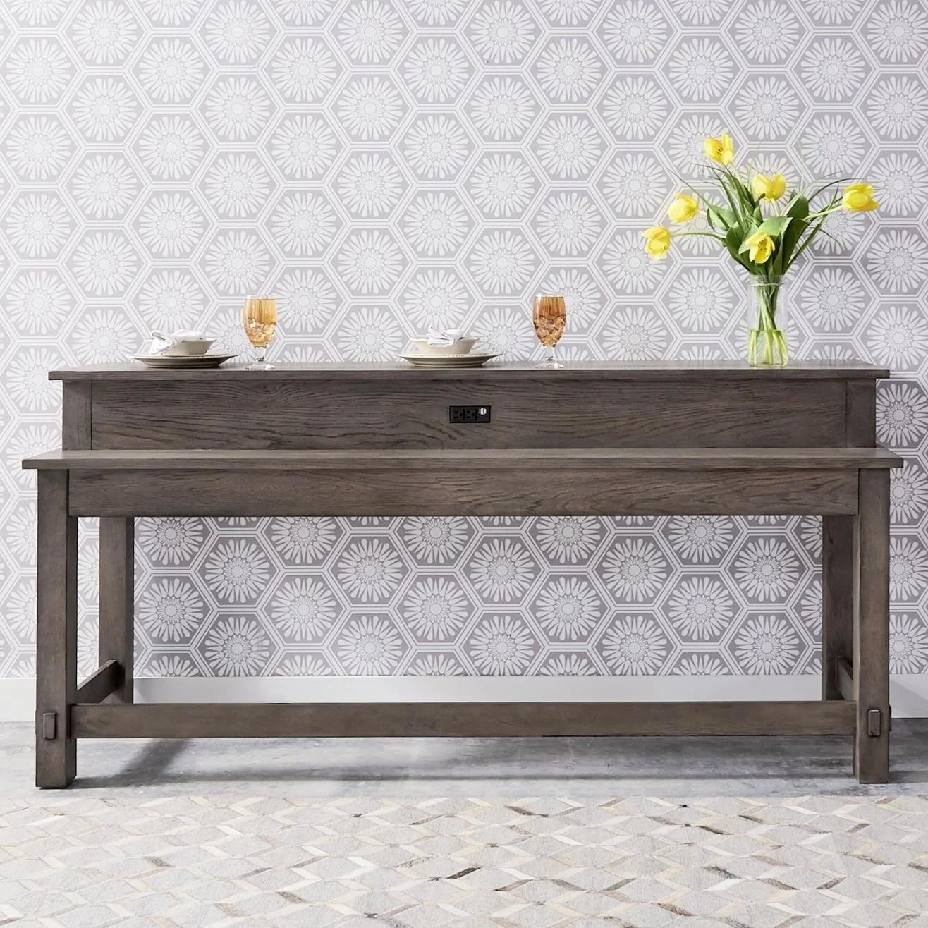 Liberty Furniture Modern Farmhouse 406-OT7837 Contemporary Console ...