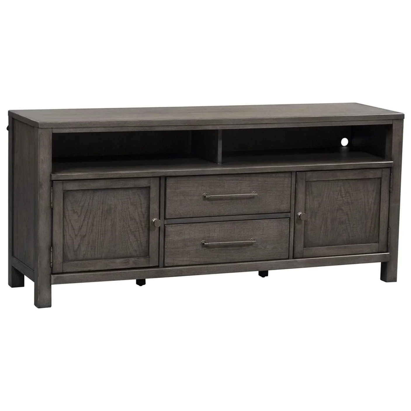 Liberty Furniture Modern Farmhouse 406-TV66 Contemporary 66 ...